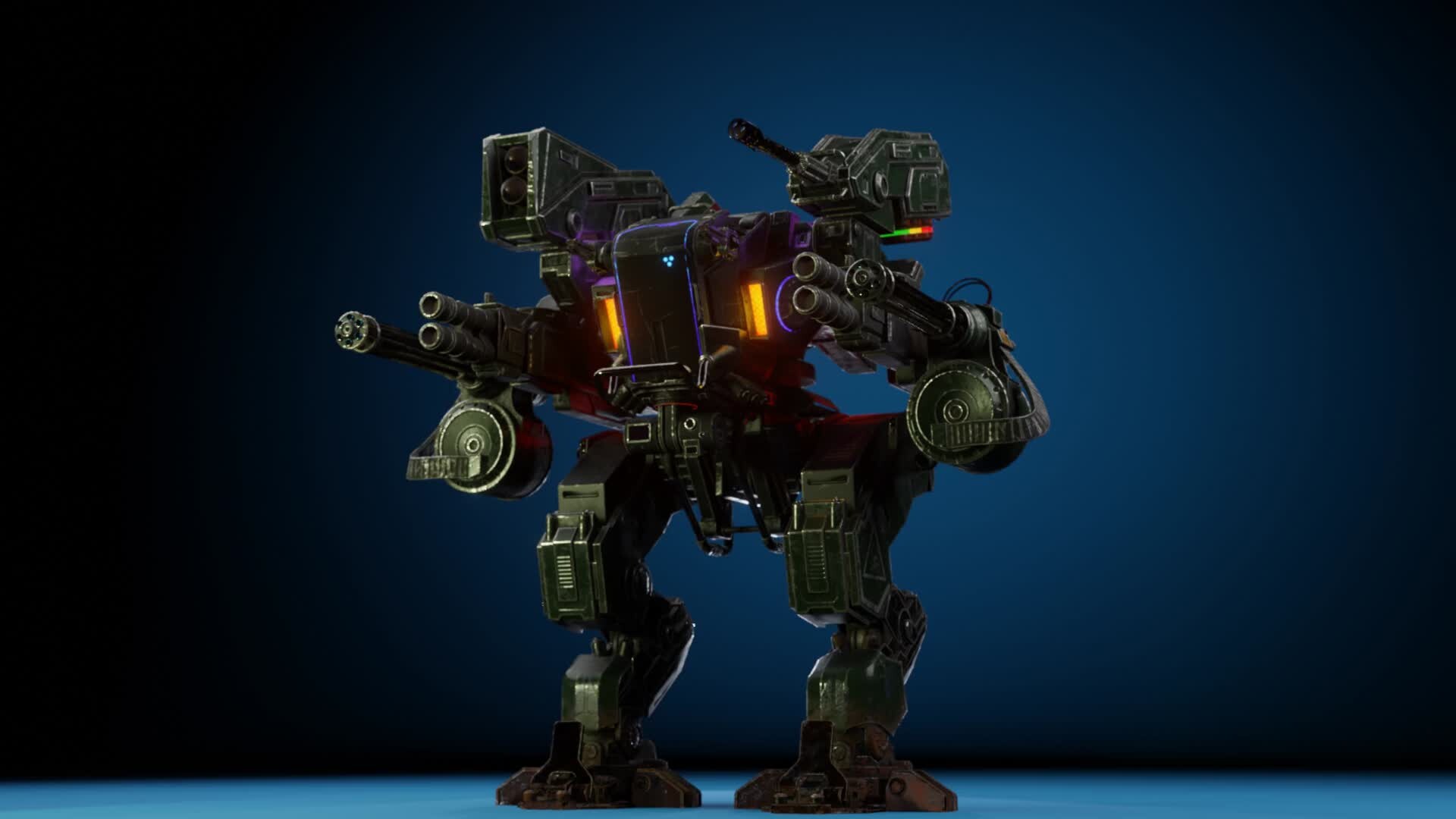 ArtStation - Low poly model of the robot