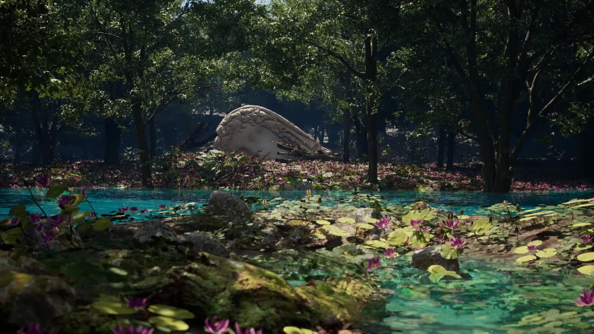 ArtStation - Ancient forest level design