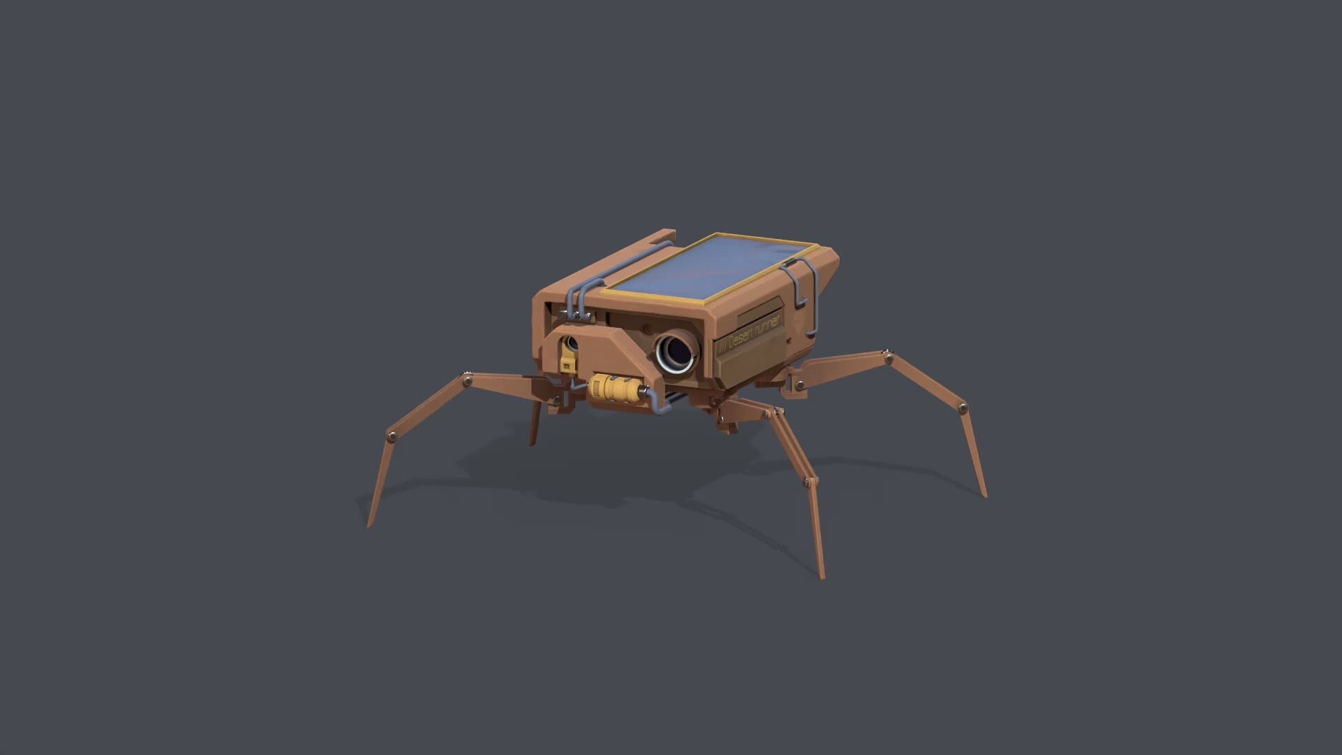 ArtStation - Stylized Robot-spider Desert Runner