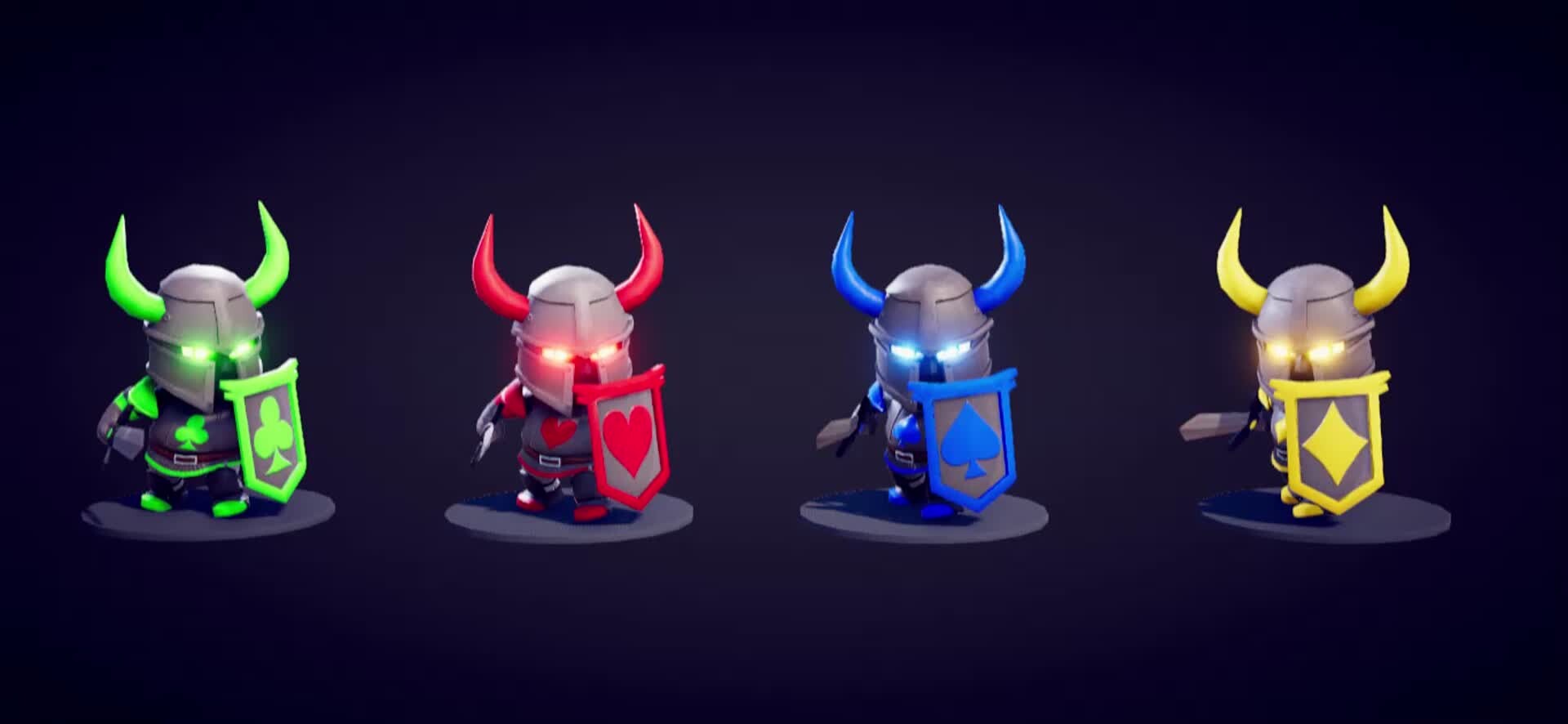ArtStation - Low poly Knights