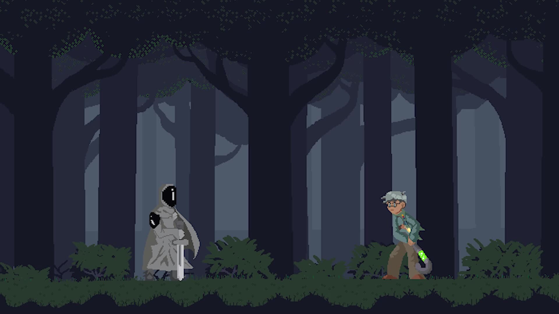 ArtStation - Pixel Art Swordman Fight