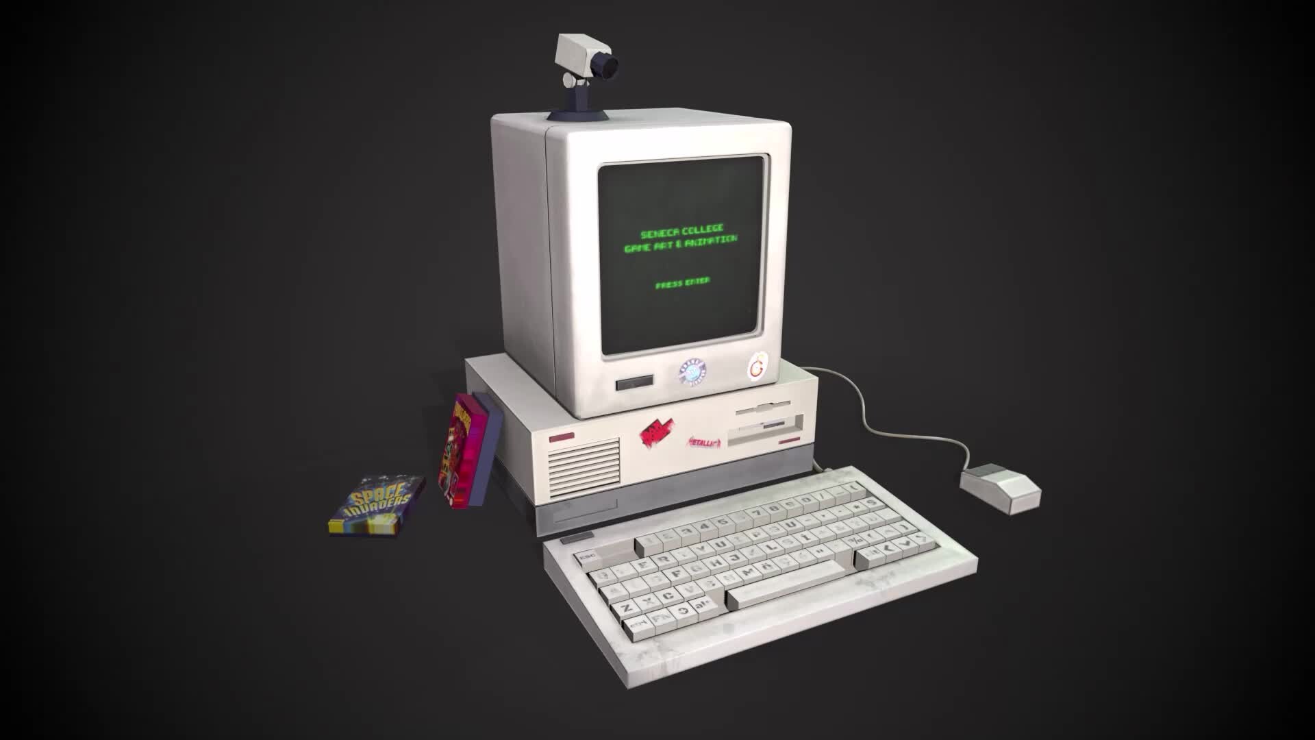 ArtStation - Retro Computer
