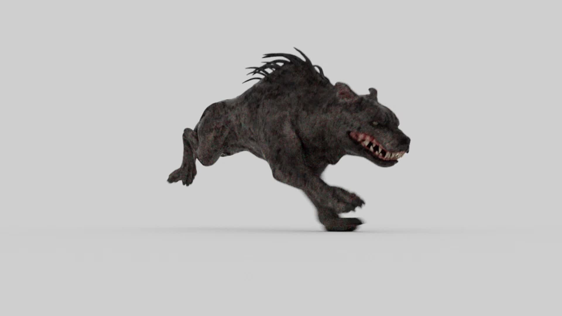 ArtStation - Run Cycle Hellhound