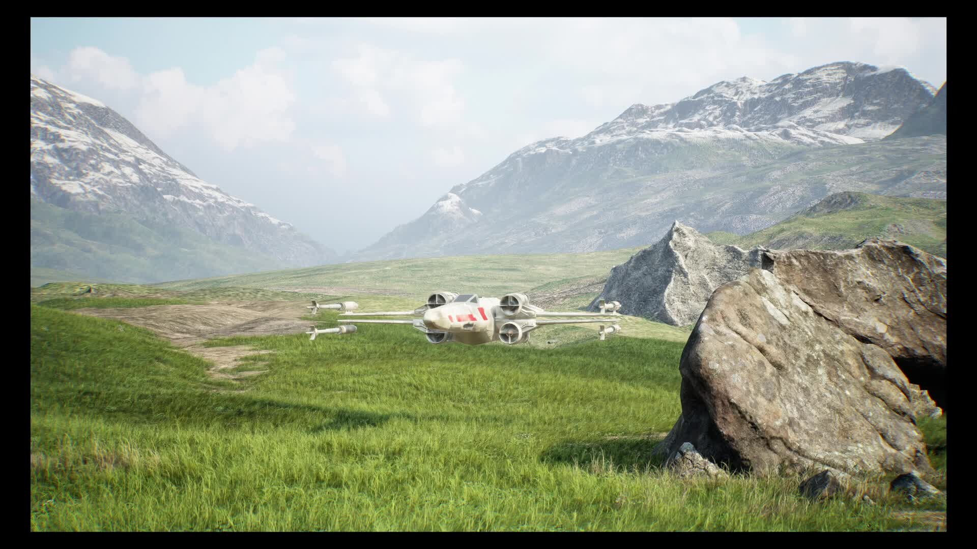 Eric Barrios - X-Wing Control Rig UE5 / Animation