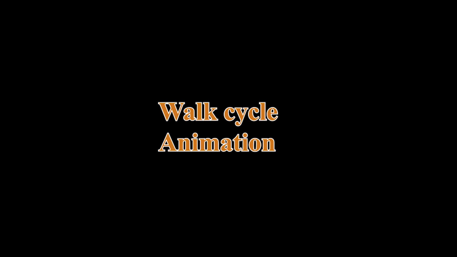 ArtStation - walk cycle