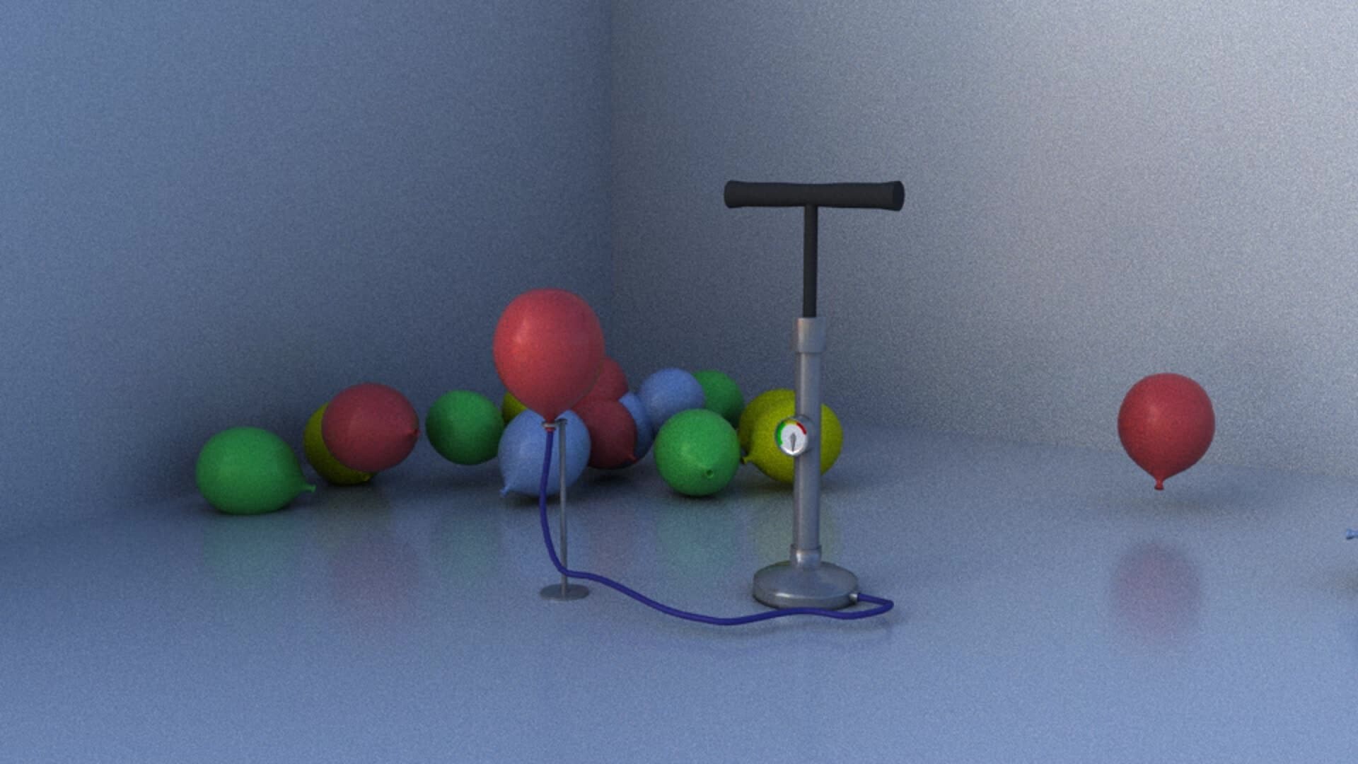 ArtStation - Balloon filling animation