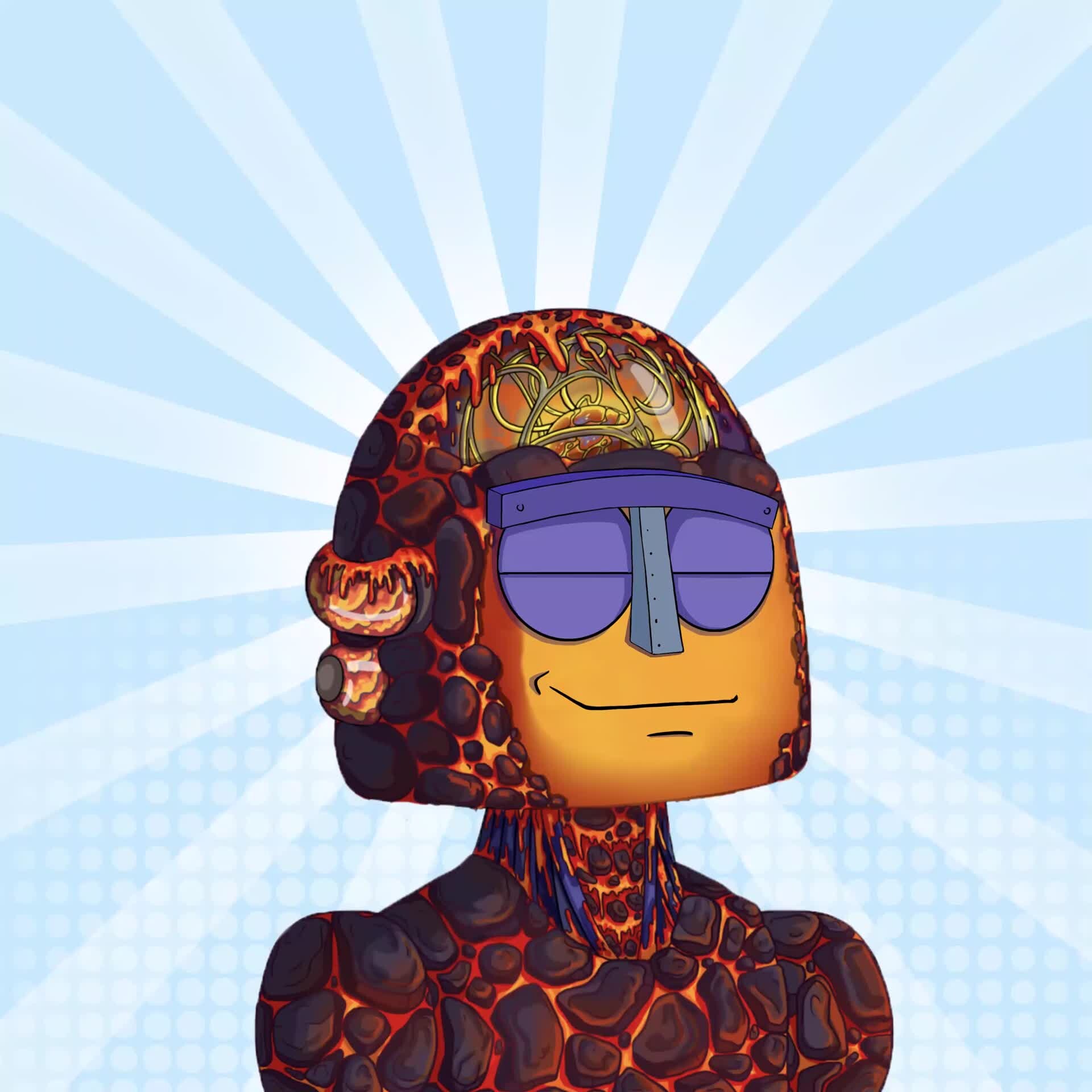 ArtStation - Animated "Lava" robot