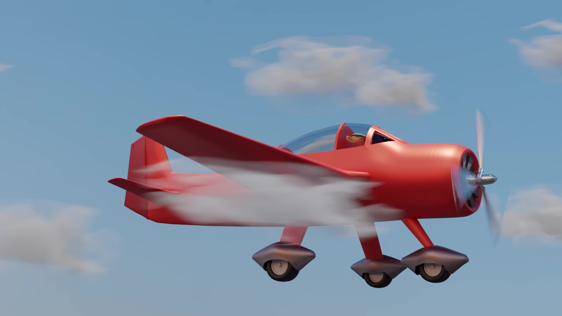 ArtStation - plane animation