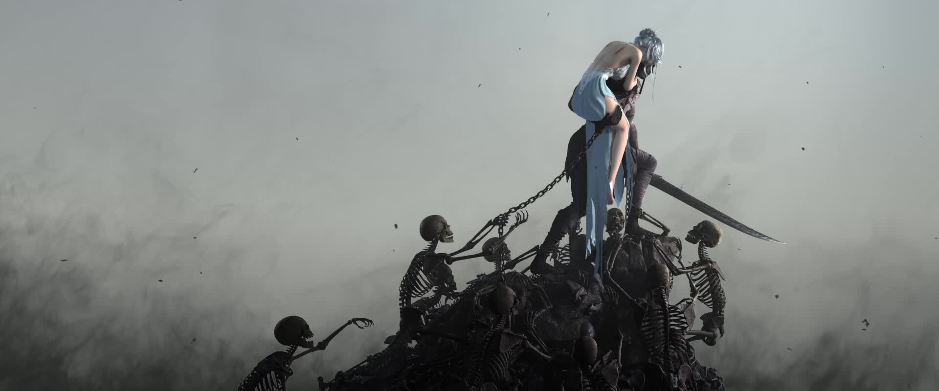 ArtStation - GhostBlade white hell