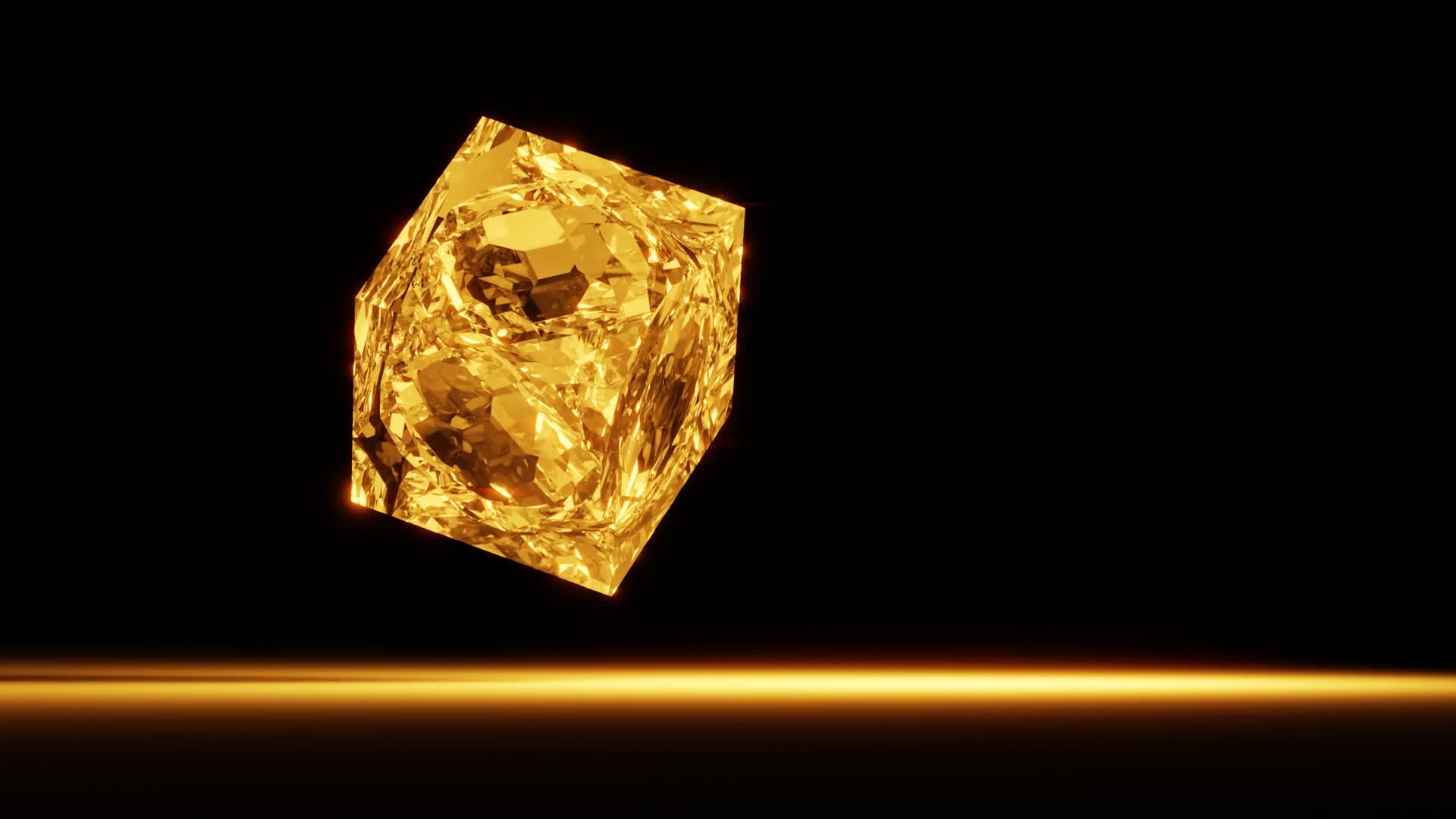 ArtStation - Glass Cube Caustics test Animation