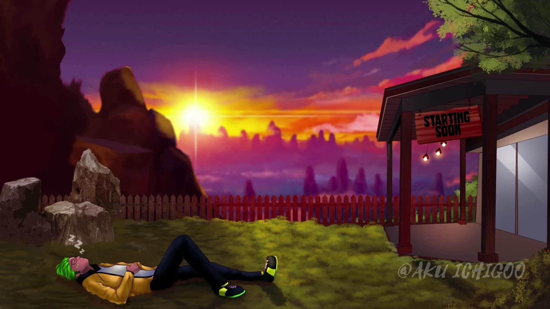 ArtStation - The Nick's "Stream Starting" Screen! :3🤍