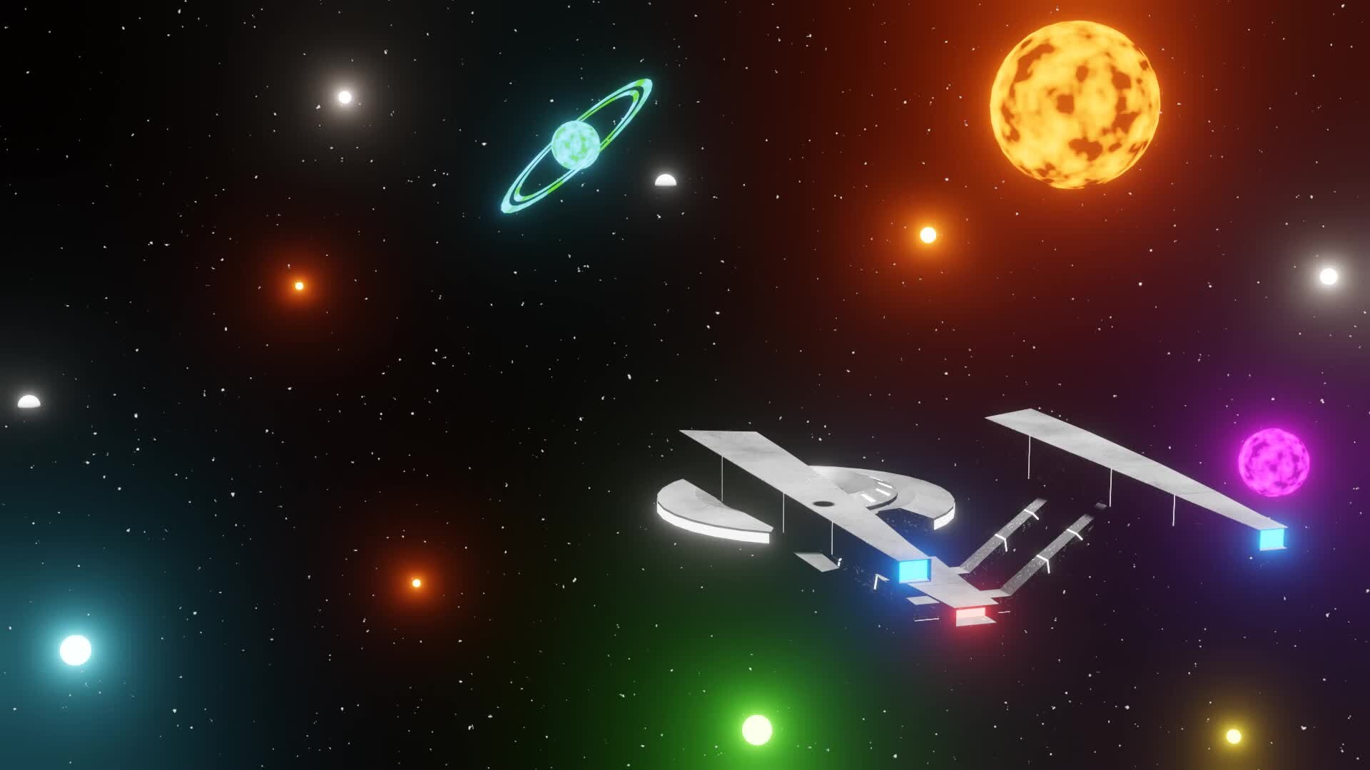 ArtStation - Spaceship warp animation with sound.