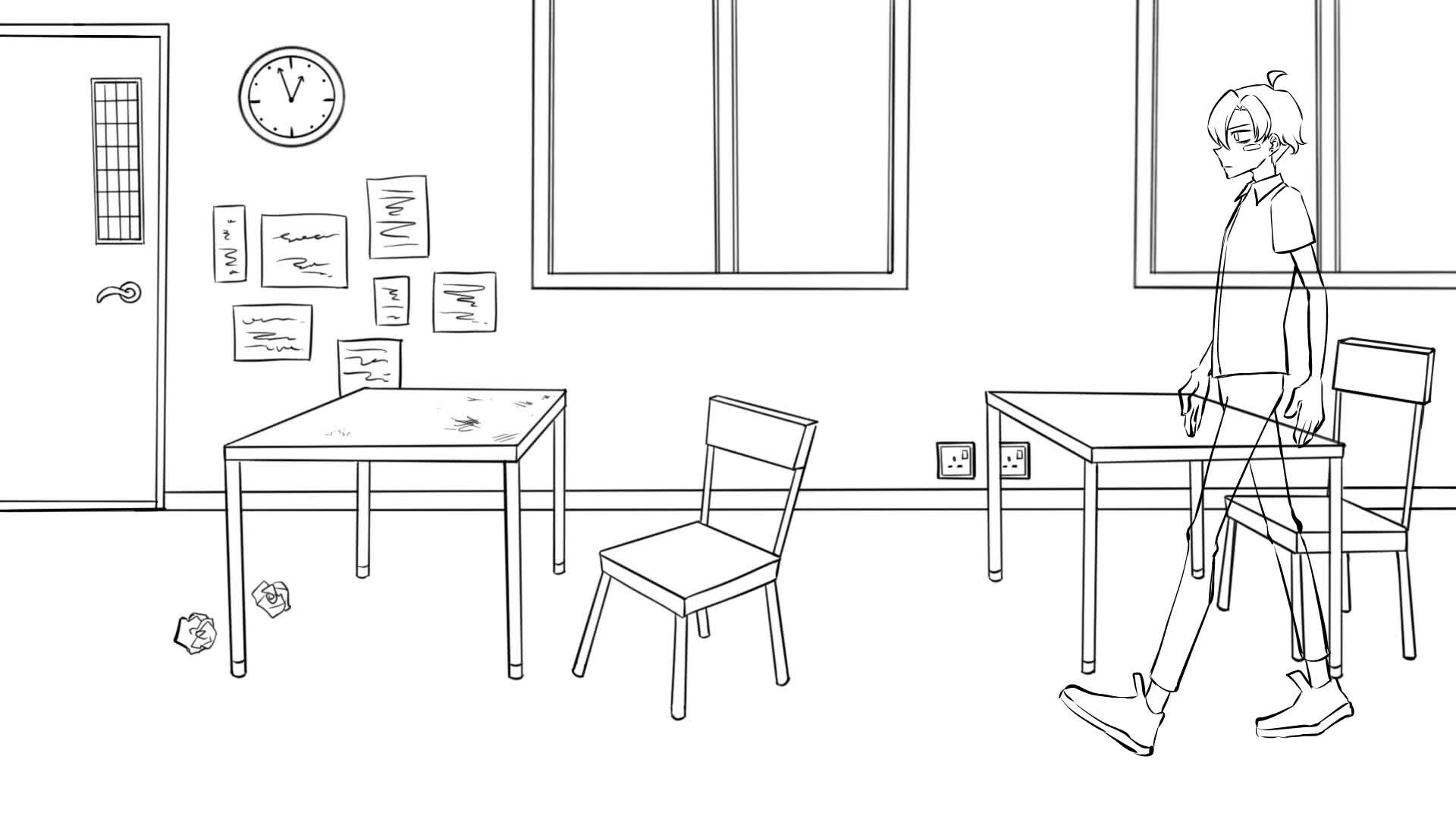 ArtStation - Walk and sit animation