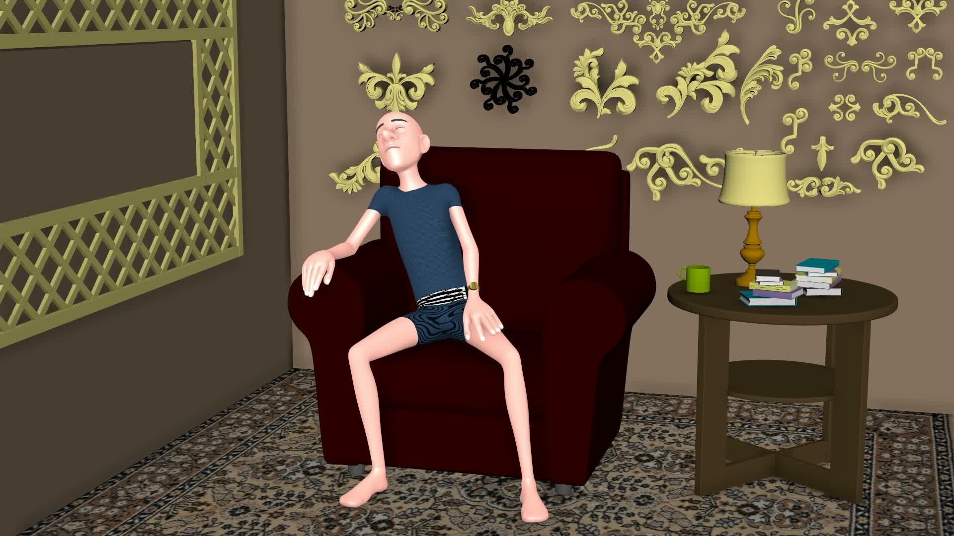 ArtStation - Sit to Stand Animation