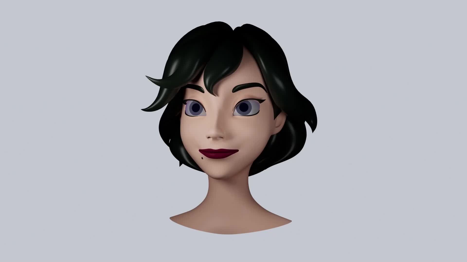 ArtStation - 3D Stylized Character Head - AnimSchool