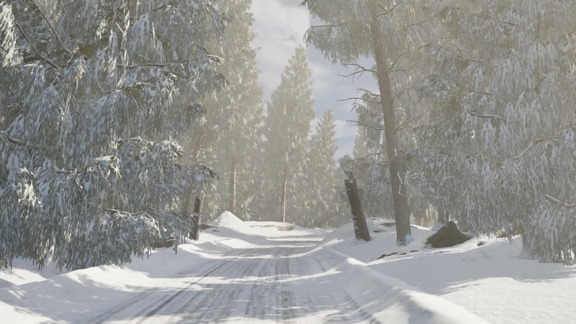 ArtStation - The Snowy Path