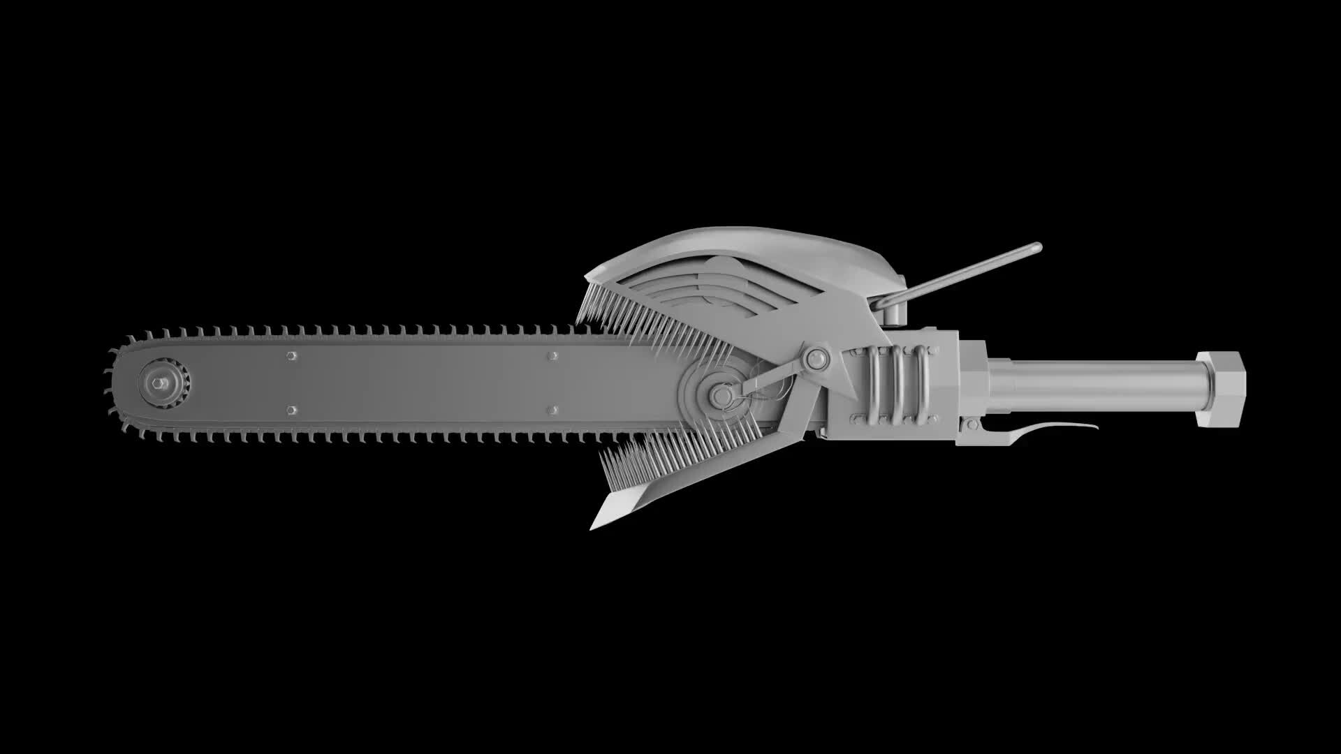 ArtStation - Chainsaw_sword