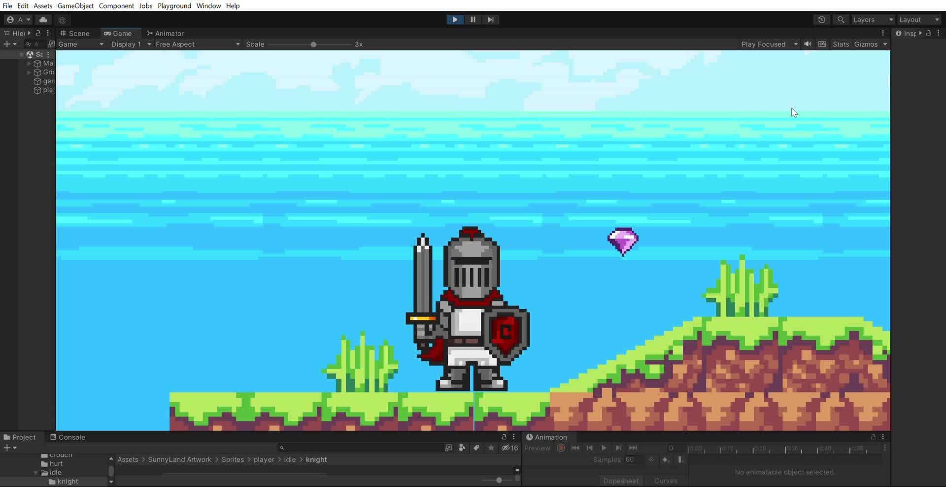 ArtStation - Pixel knight
