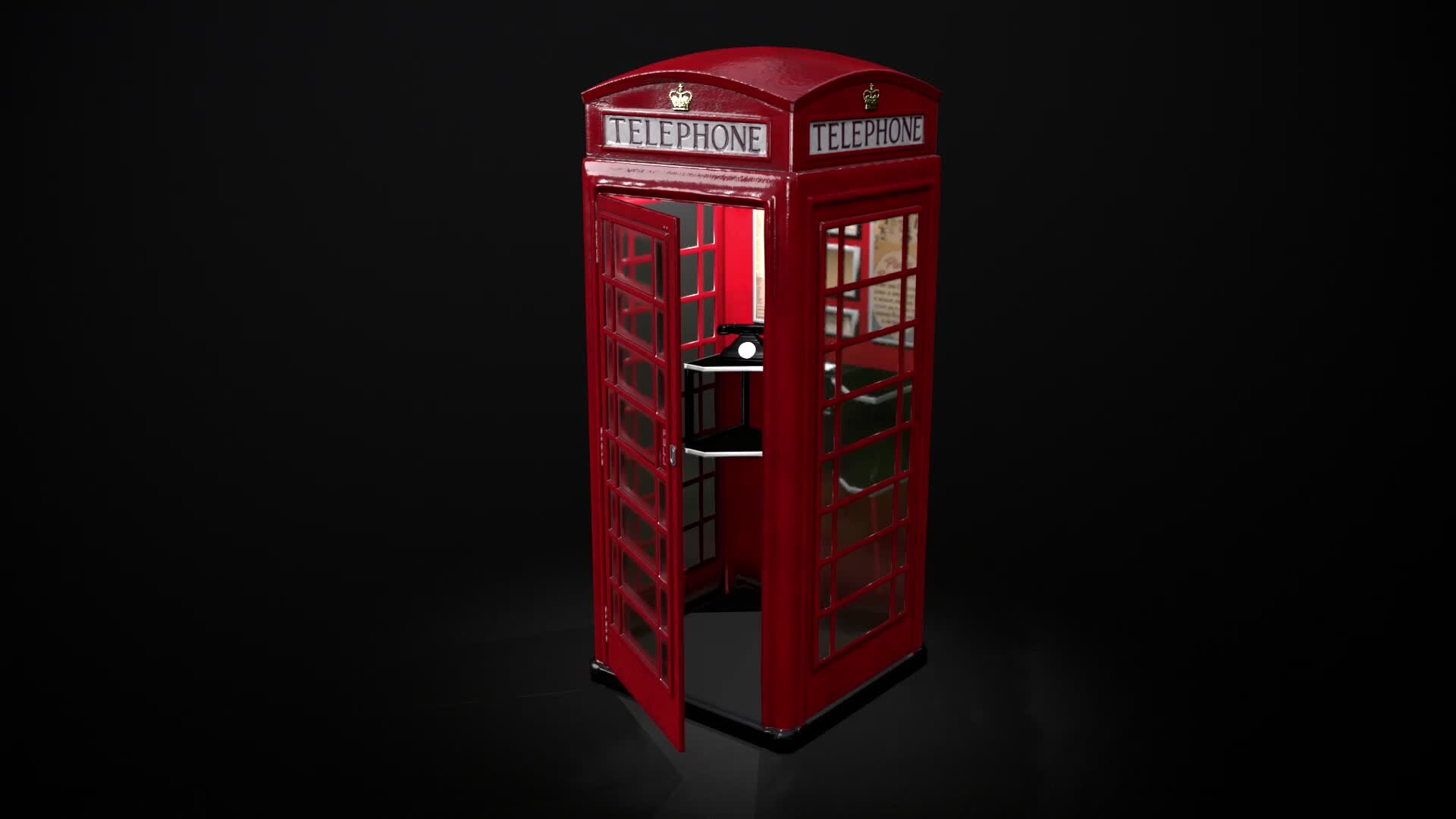 ArtStation - K6 Red Telephone Box