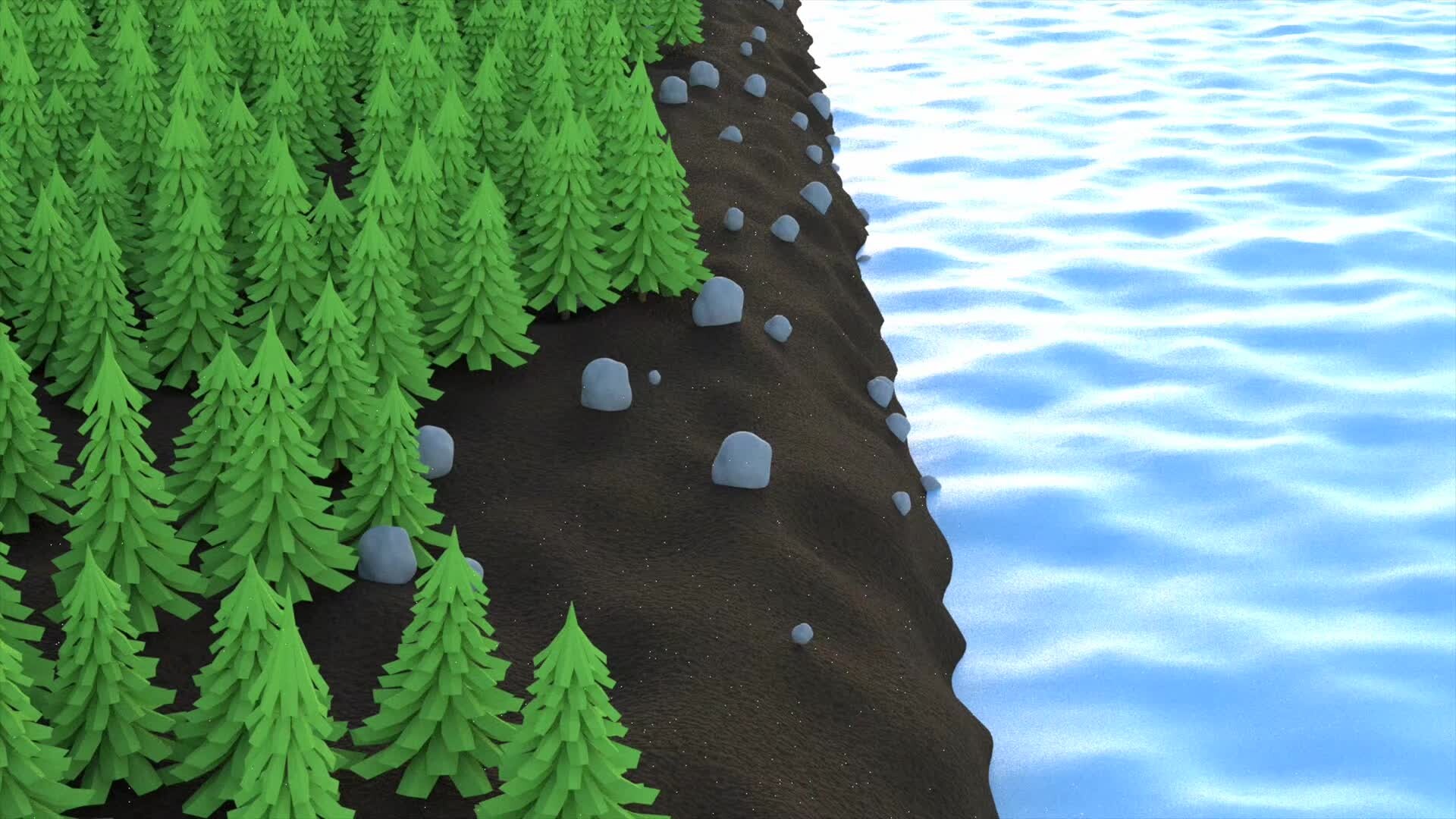 ArtStation - Forest Flyover