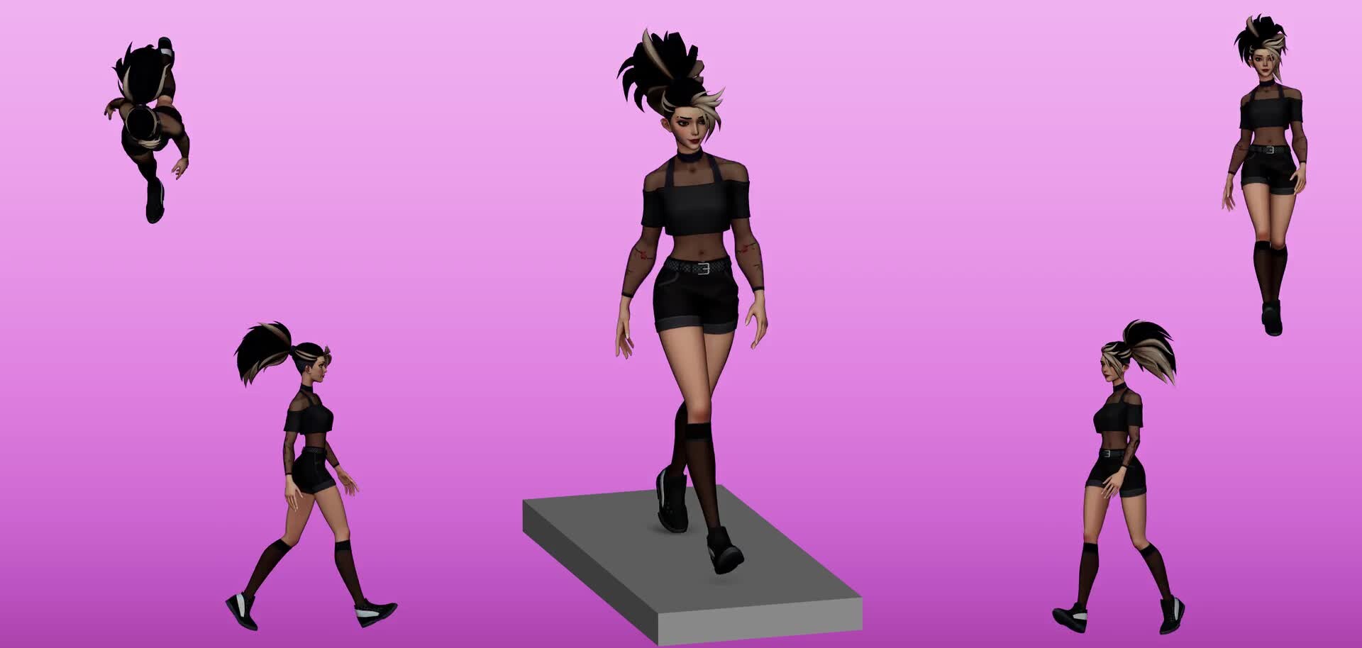 ArtStation - Female Walk Cycle