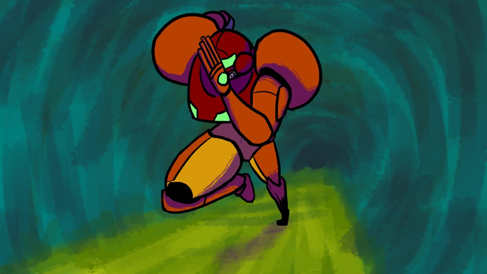 ArtStation - Samus Run Animation Loop