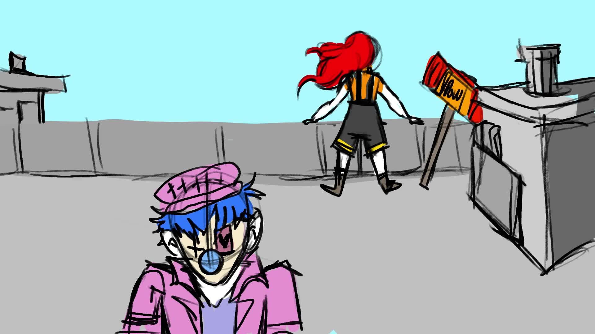 ArtStation - Little Animation Test for school.