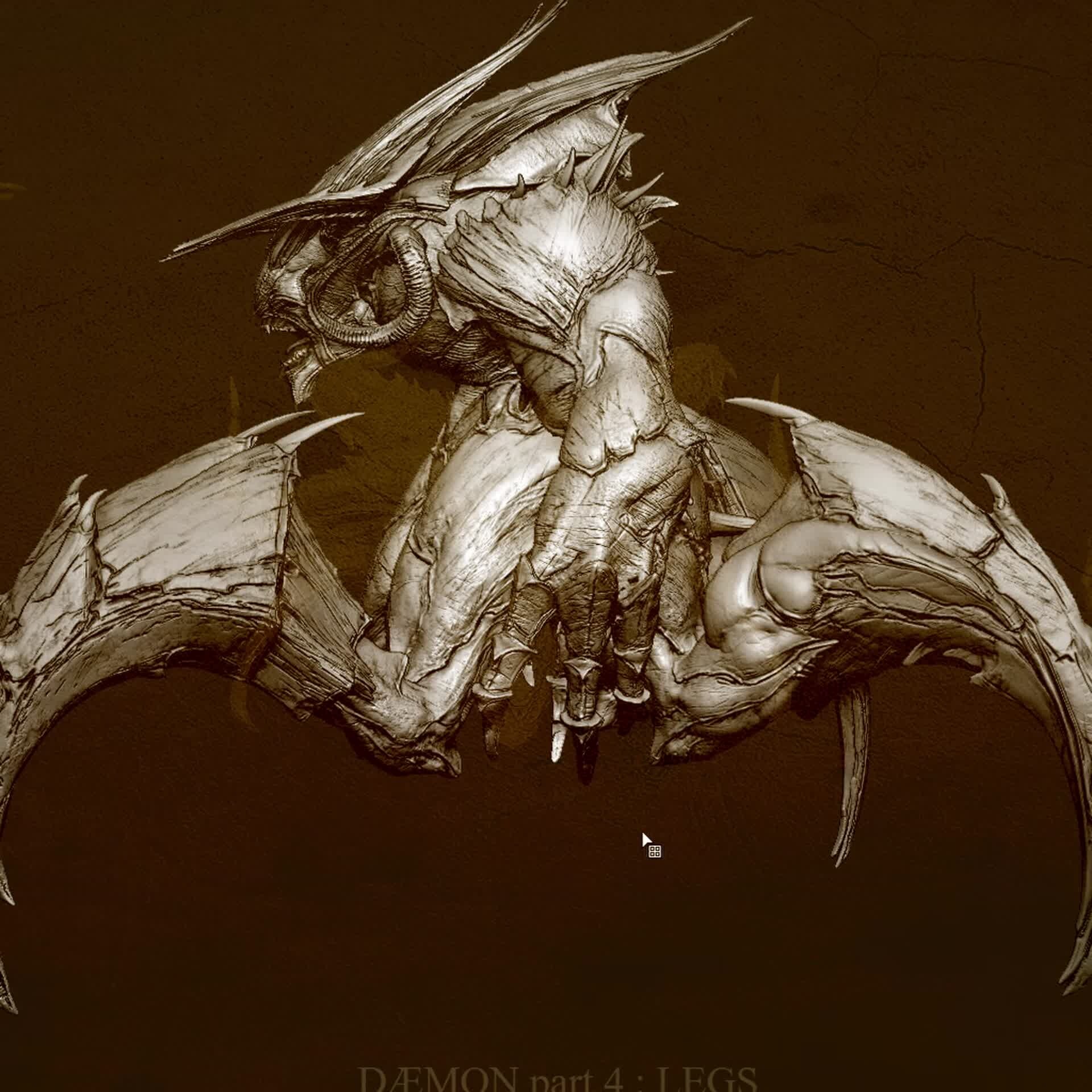 ArtStation - Demon Part 4 - Legs -set09