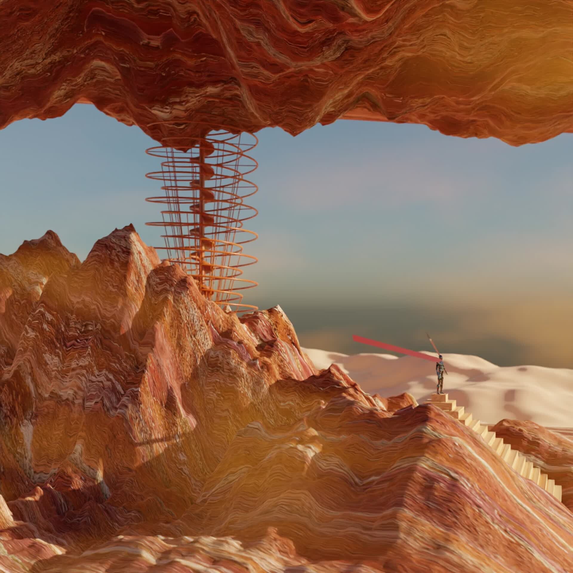 ArtStation - Entry door to the upper world