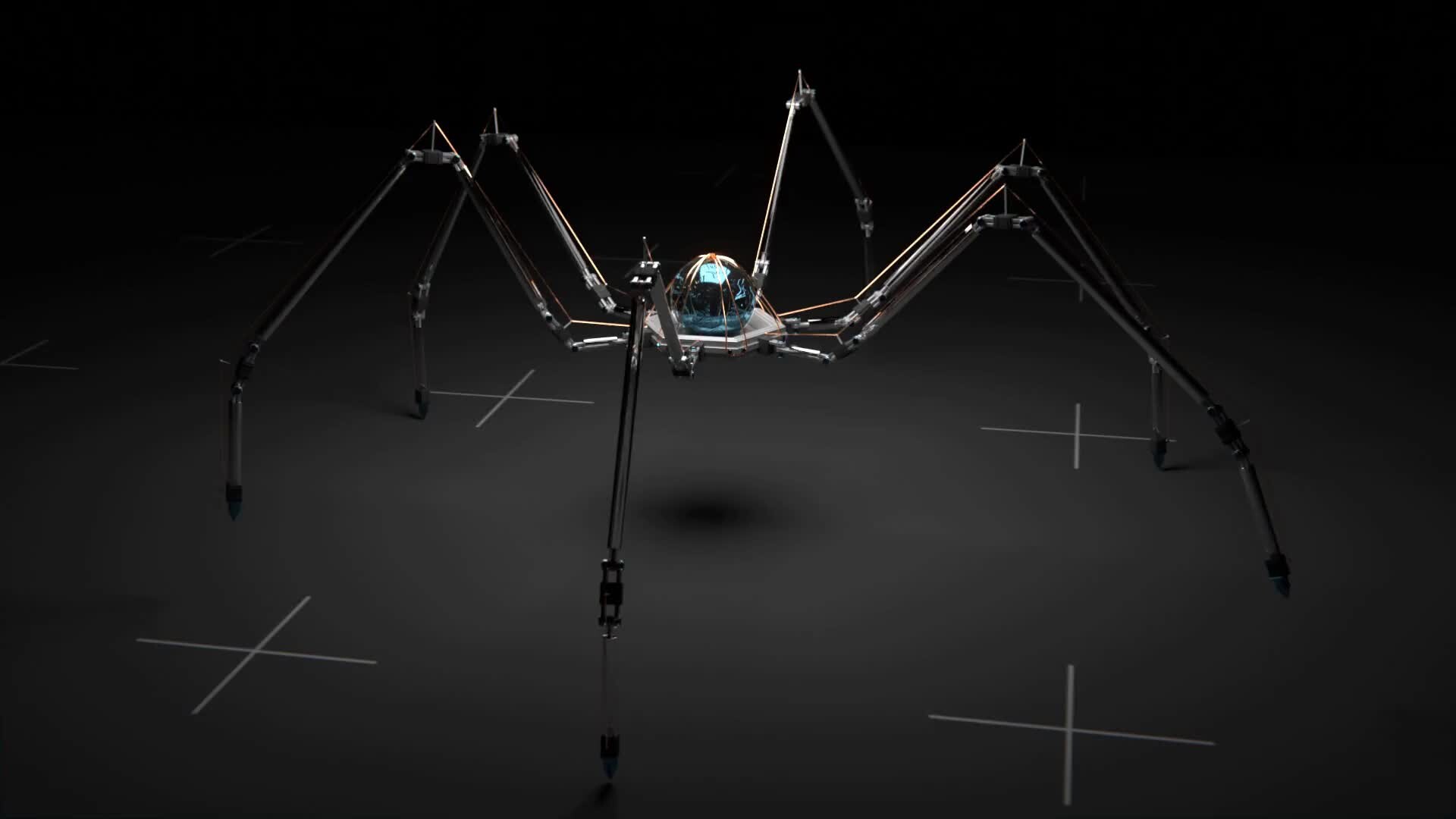 ArtStation - Mechanical Spider Animation