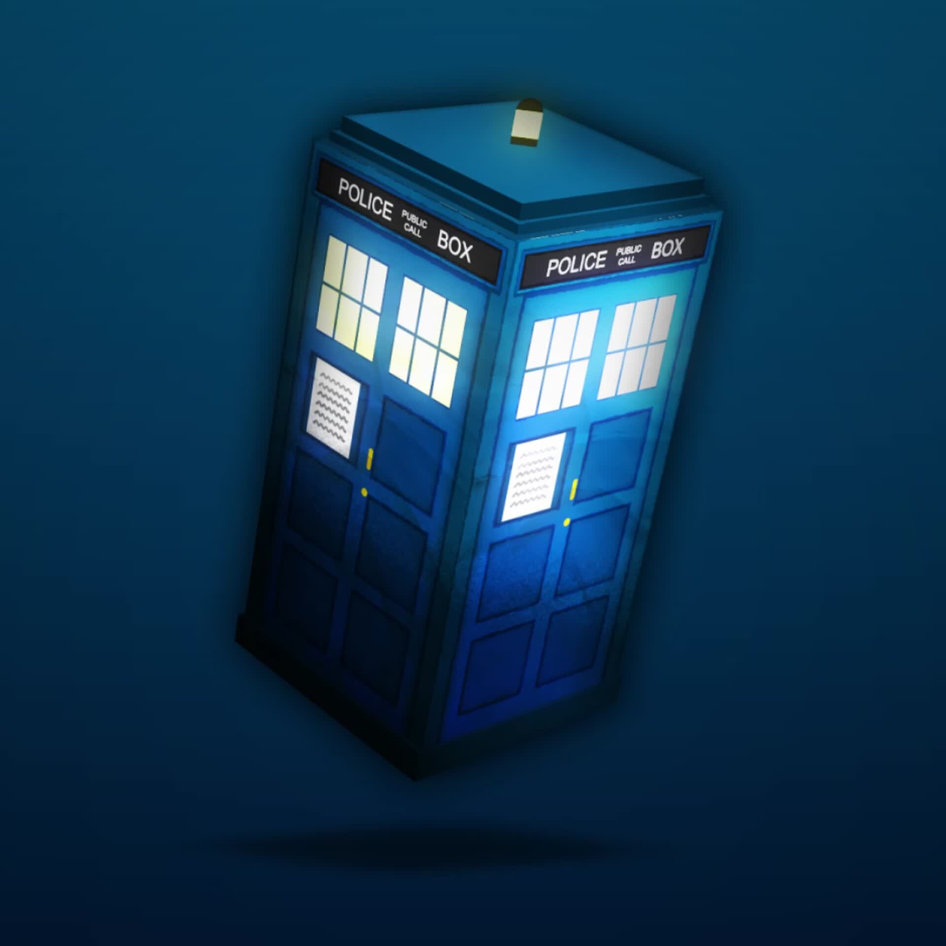 ArtStation - Doctor Who TARDIS Motion Graphic