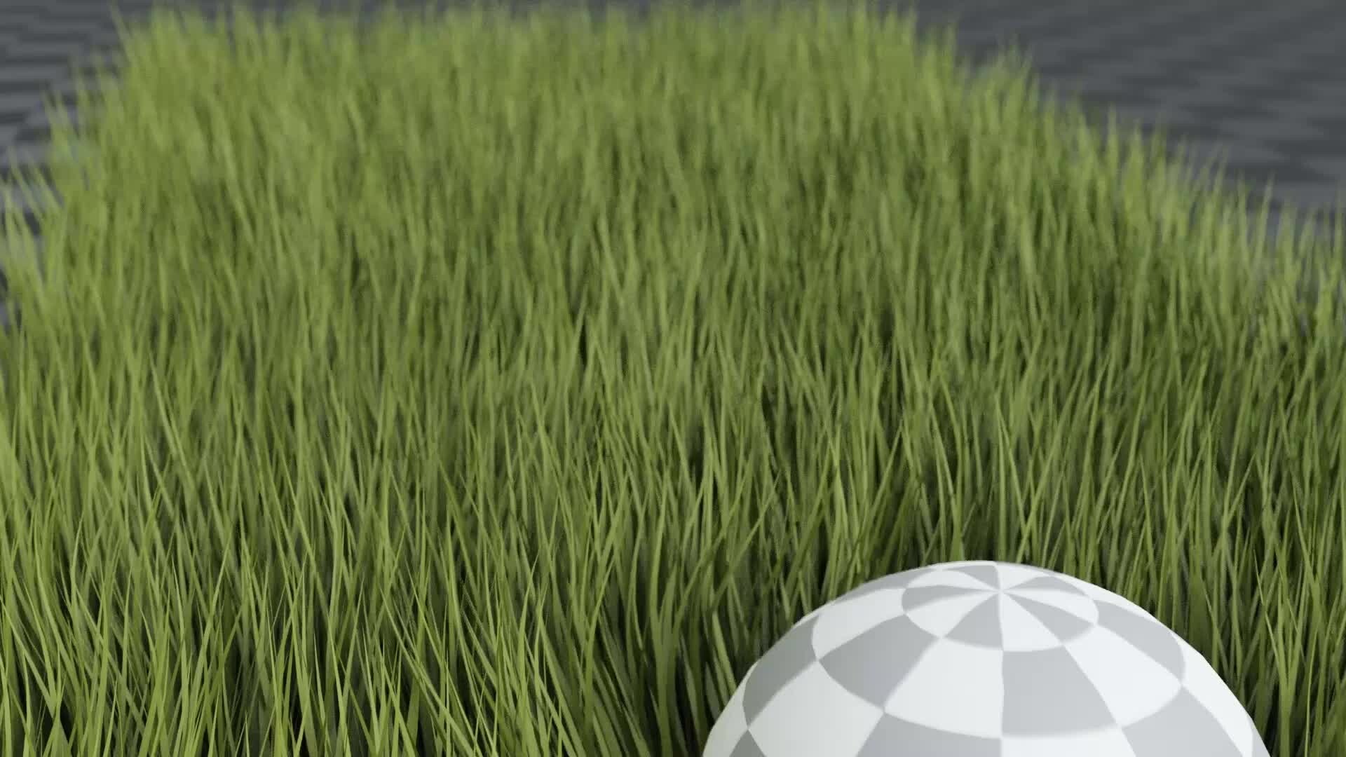 ArtStation - Procedural Grass Interactions with Geometry Nodes