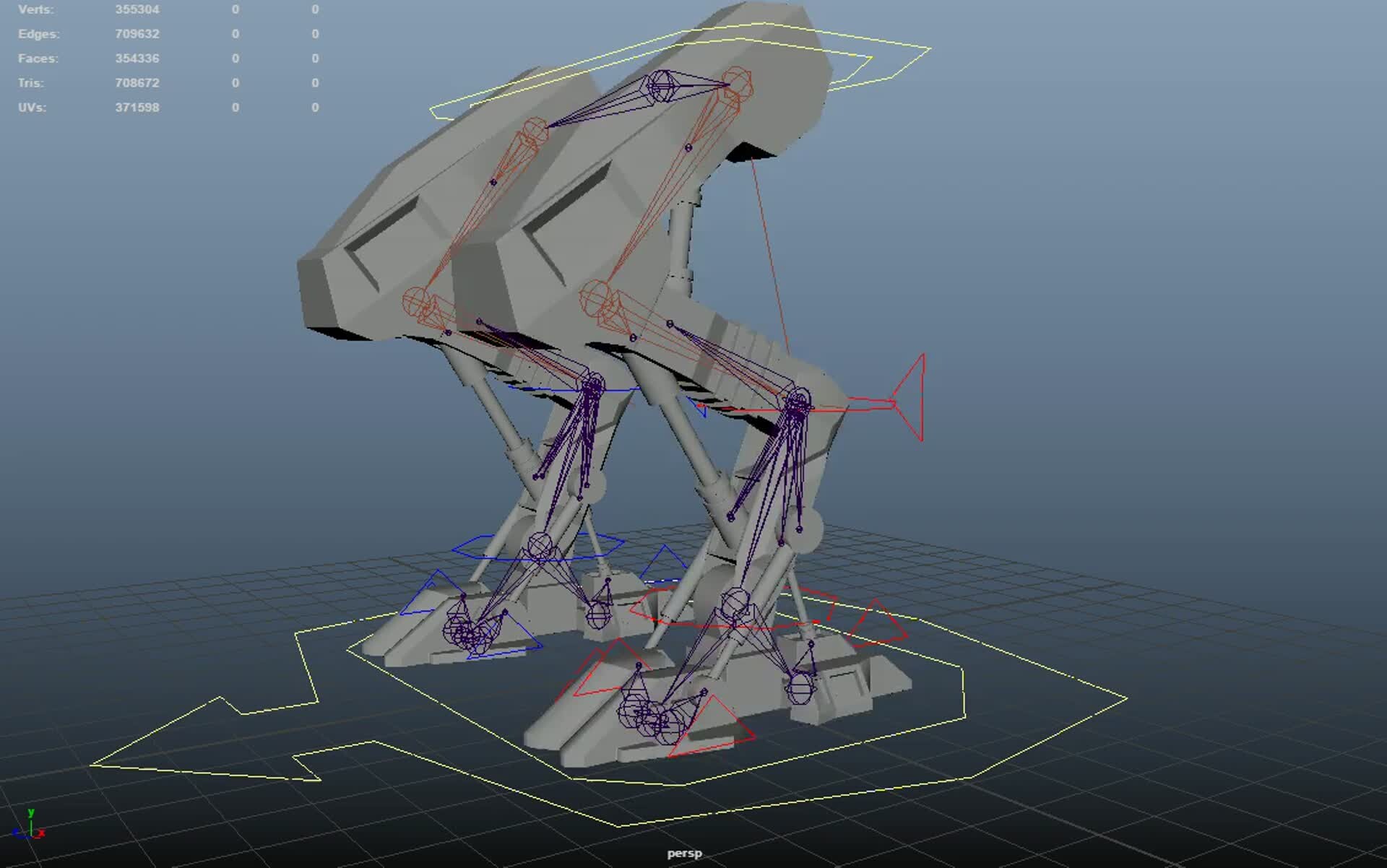 ArtStation - Robot Leg Rig test