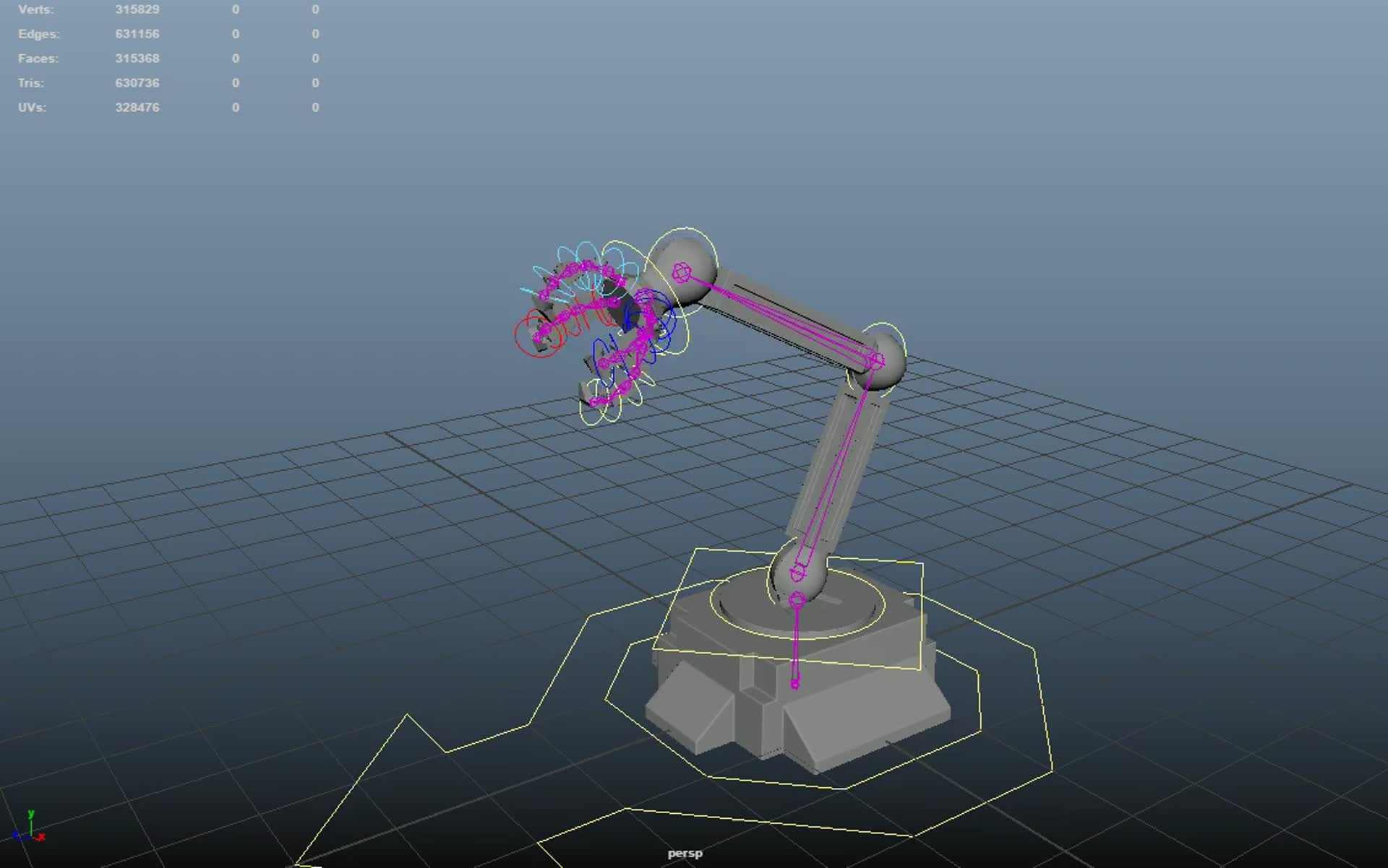 ArtStation - Robot Arm Rig test