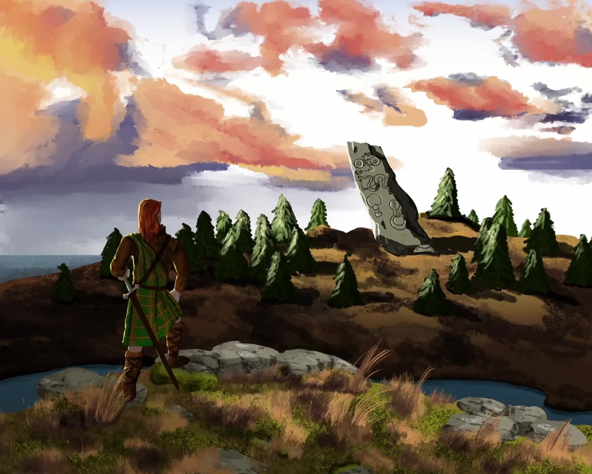 ArtStation - Pictish Stone