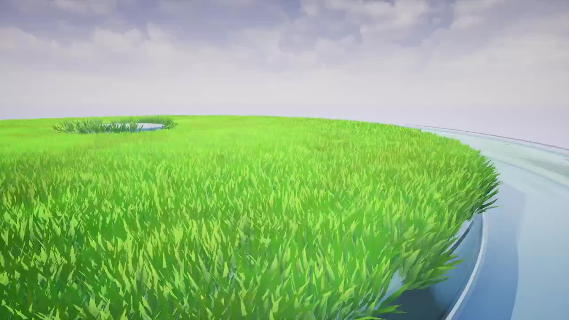 Duncan Hayes - Grassy Dome - Video + Blueprints for wind effects