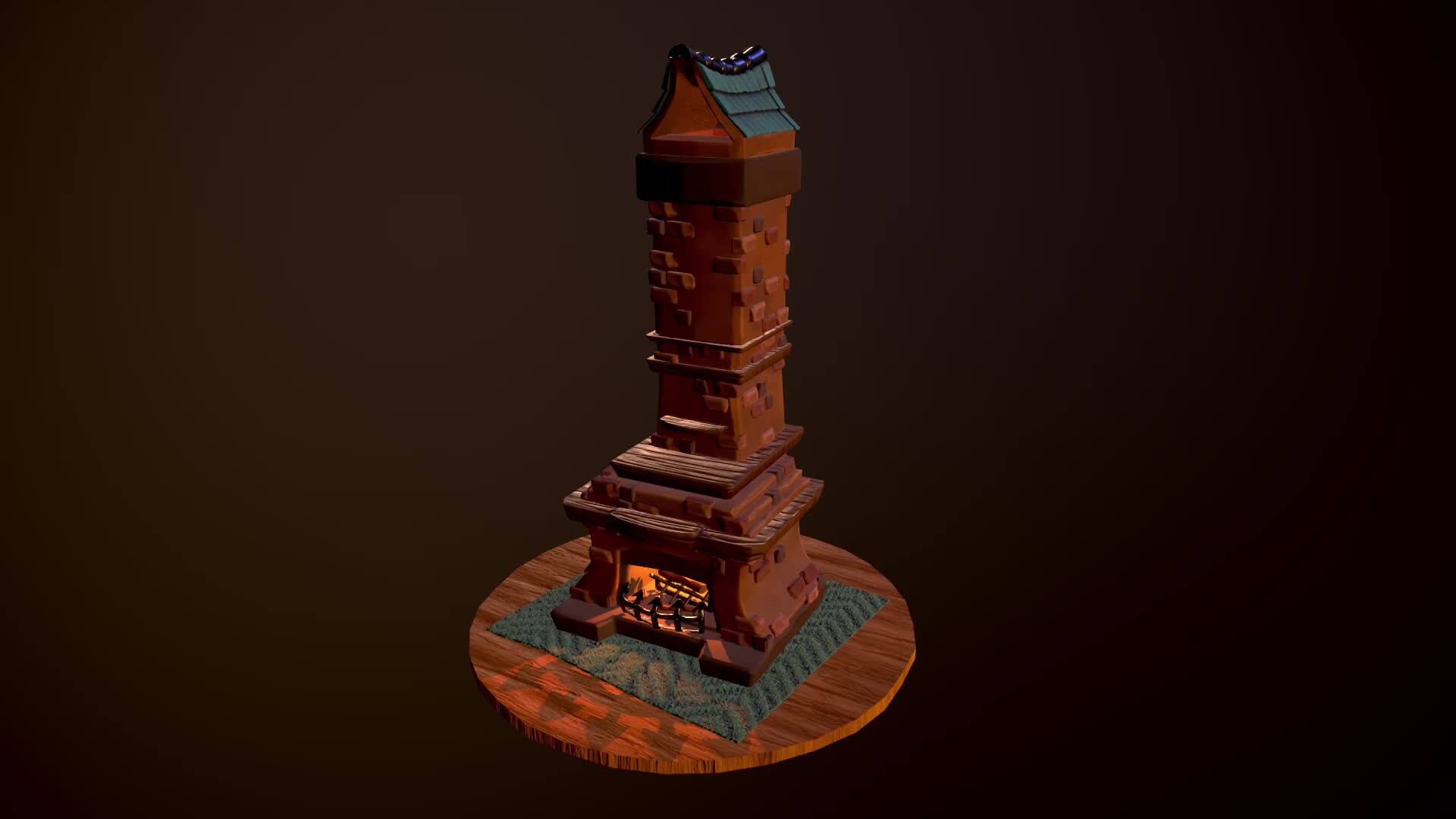 ArtStation - Fireplace Fantasy Village