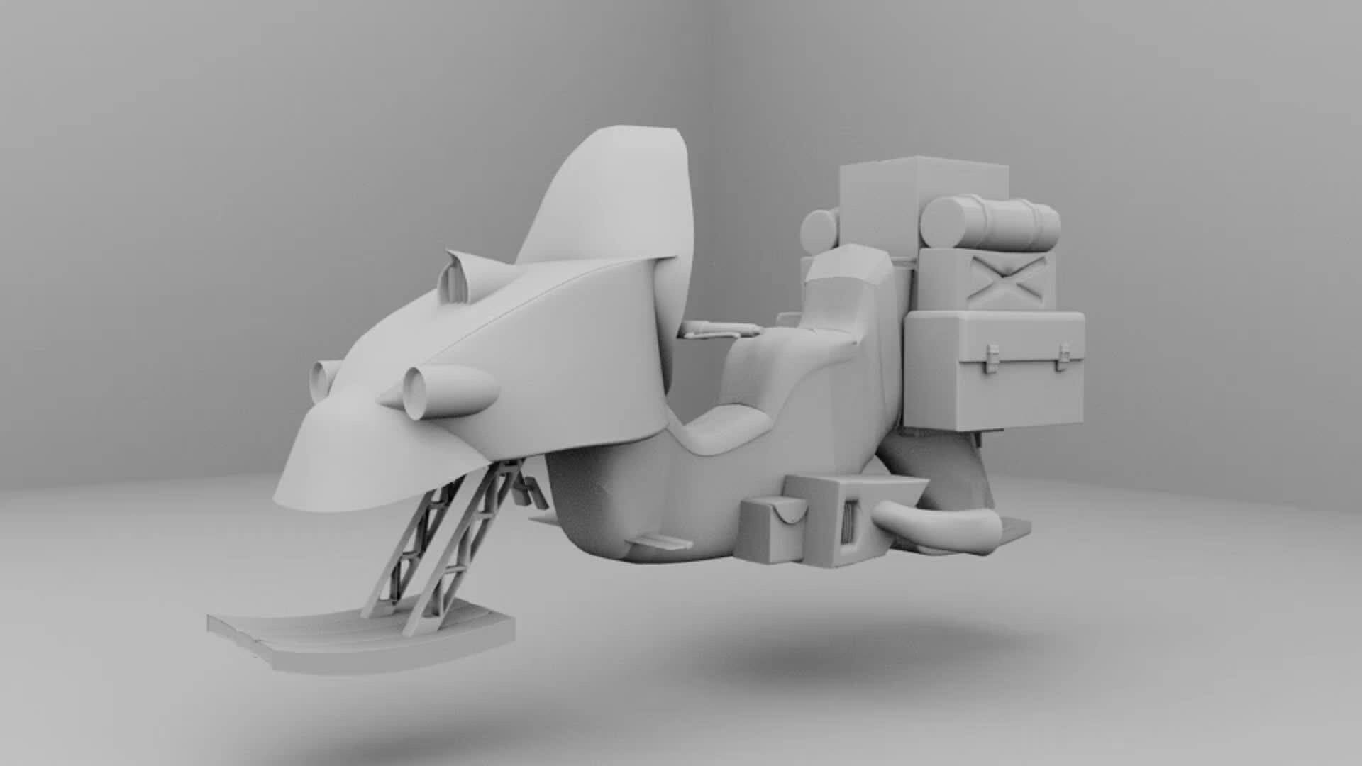 ArtStation - diesel punk bike training