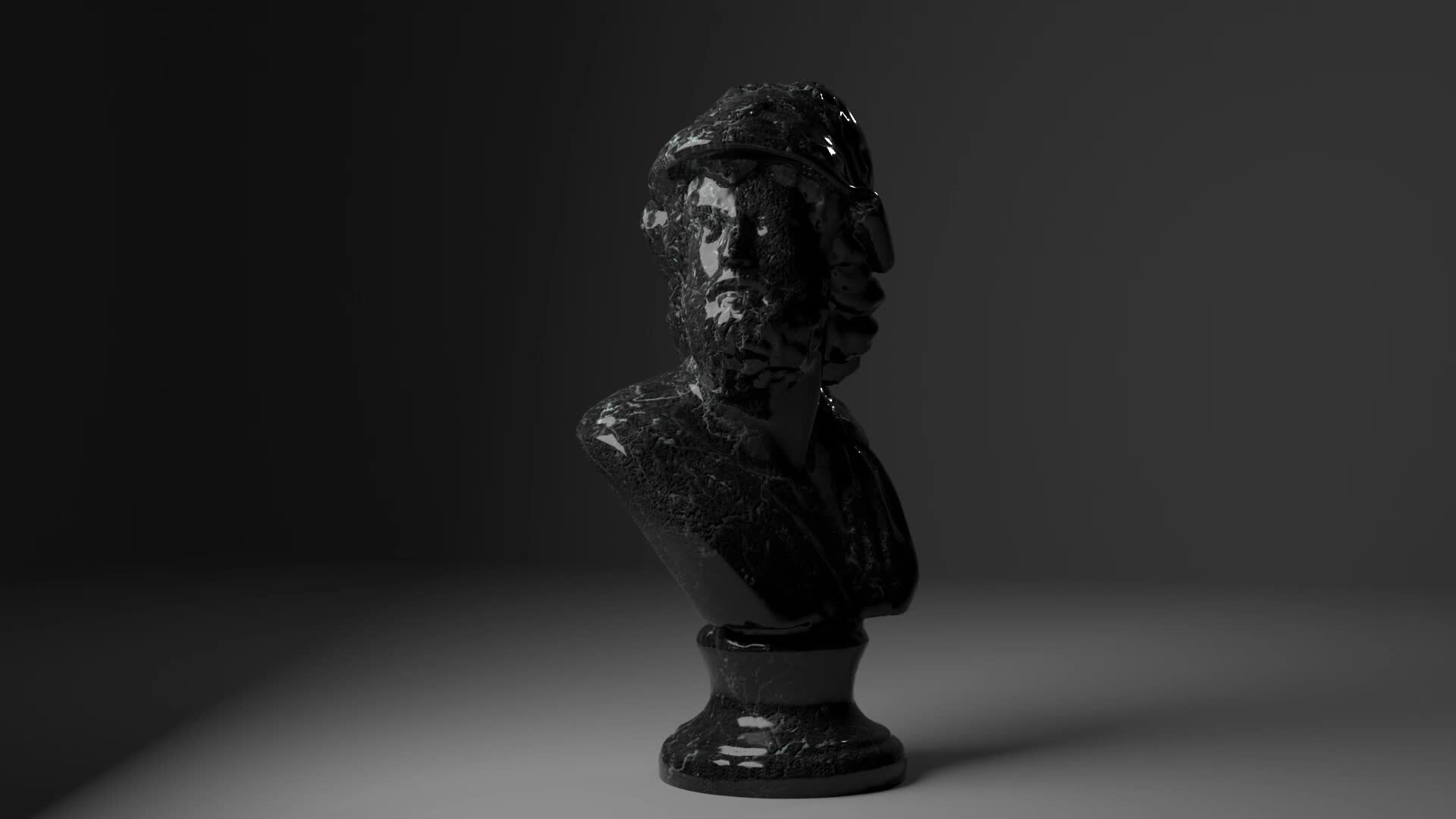 ArtStation - Fracture statue Glass