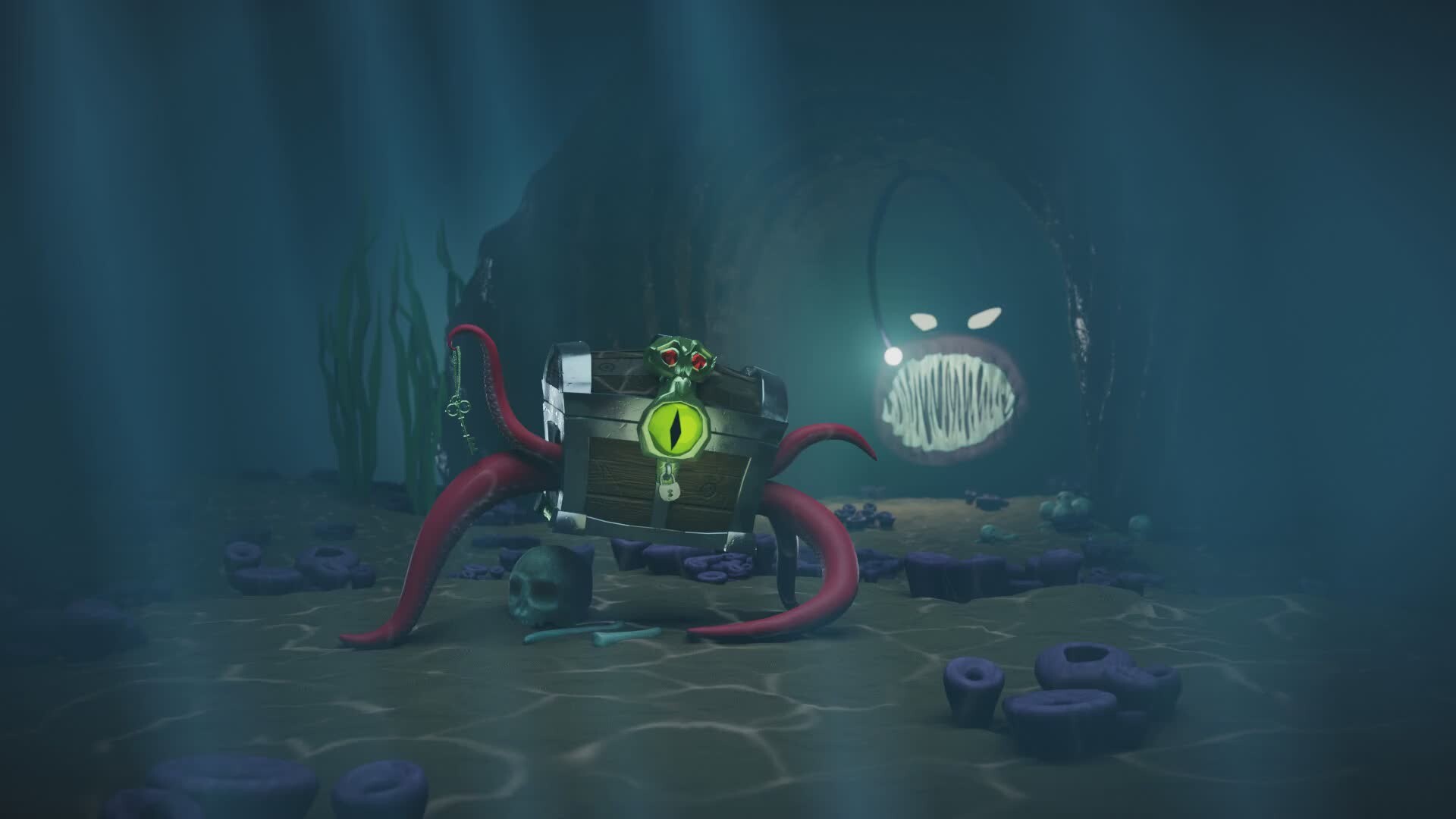 ArtStation - Underwater octopus chest