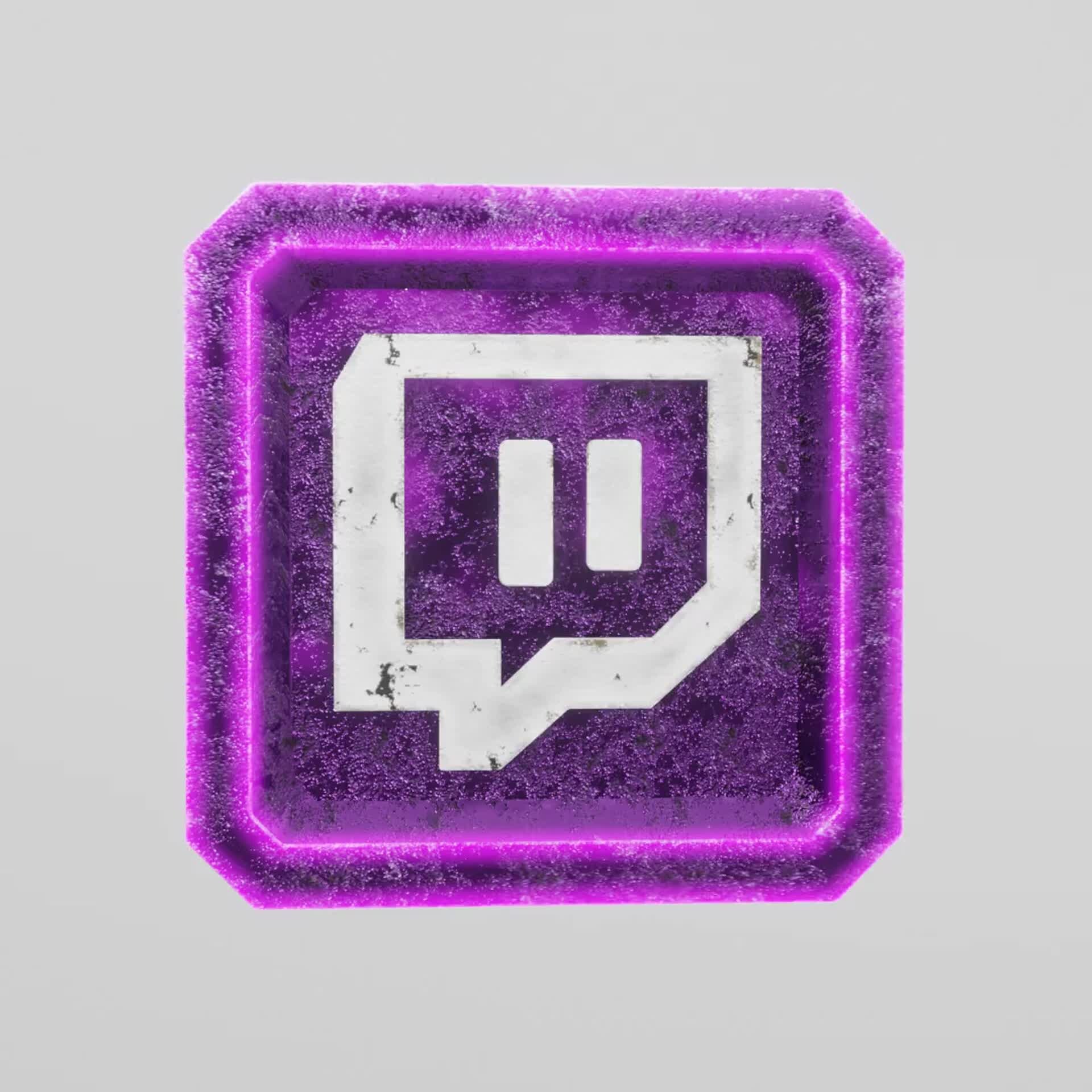 ArtStation - Twitch 3d logo | Modeling & Animation