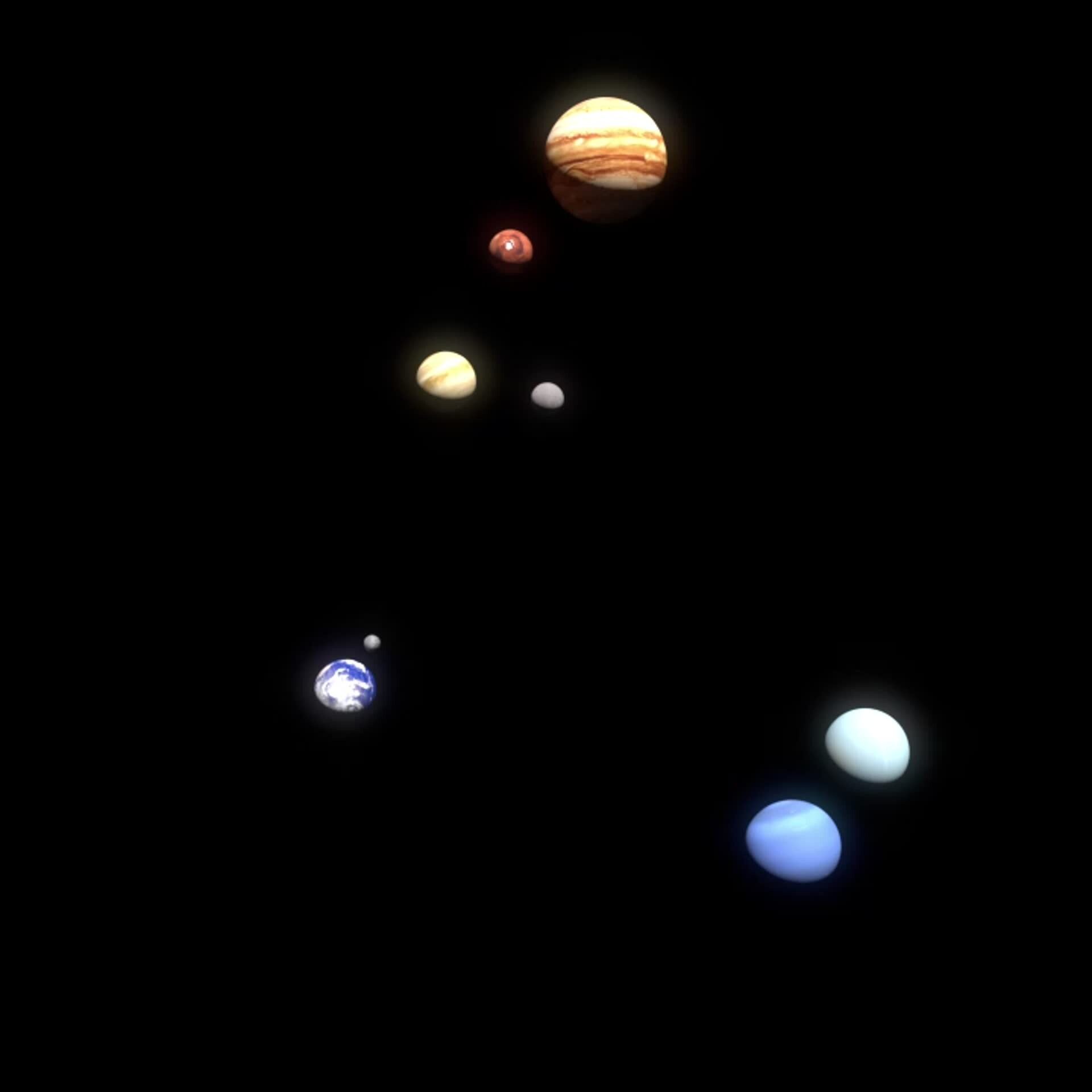 ArtStation - Loading screen for astronomy app