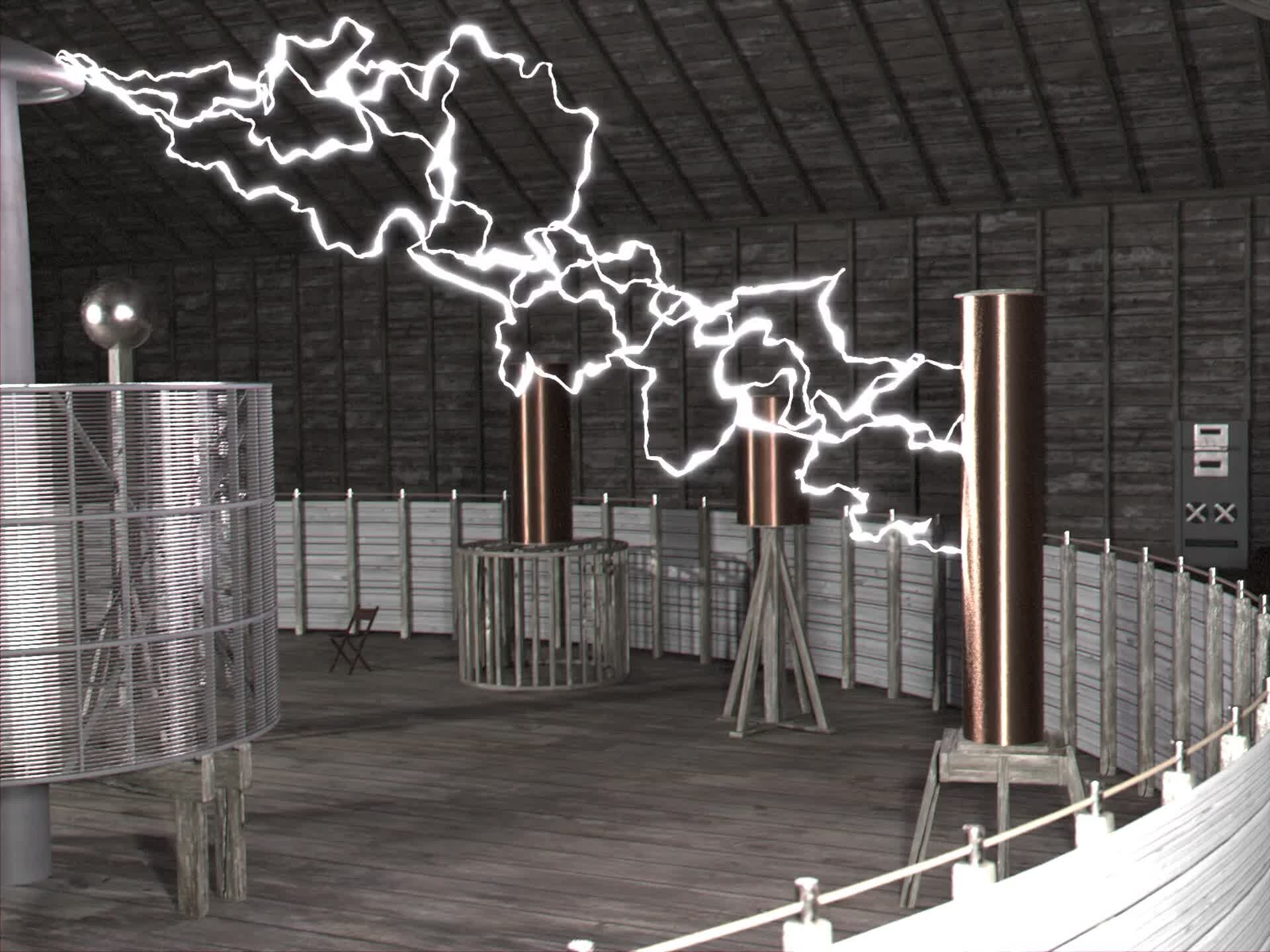 ArtStation - Nikola Tesla's lab