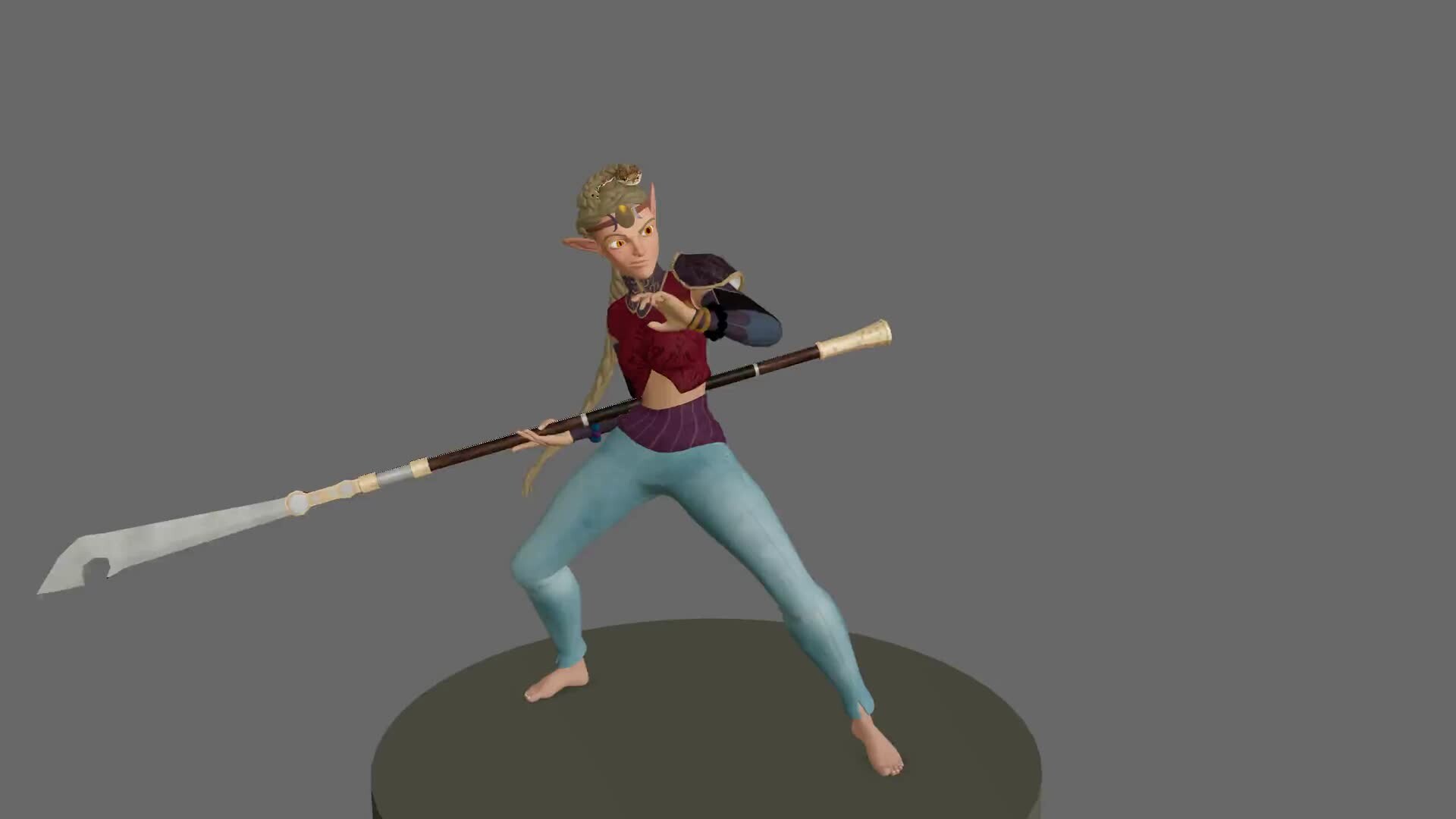 ArtStation - Game player animation