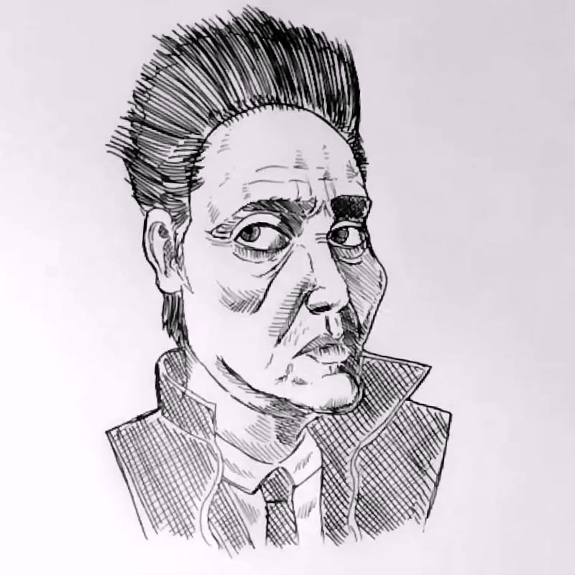 ArtStation - The portrait of Christopher Walken