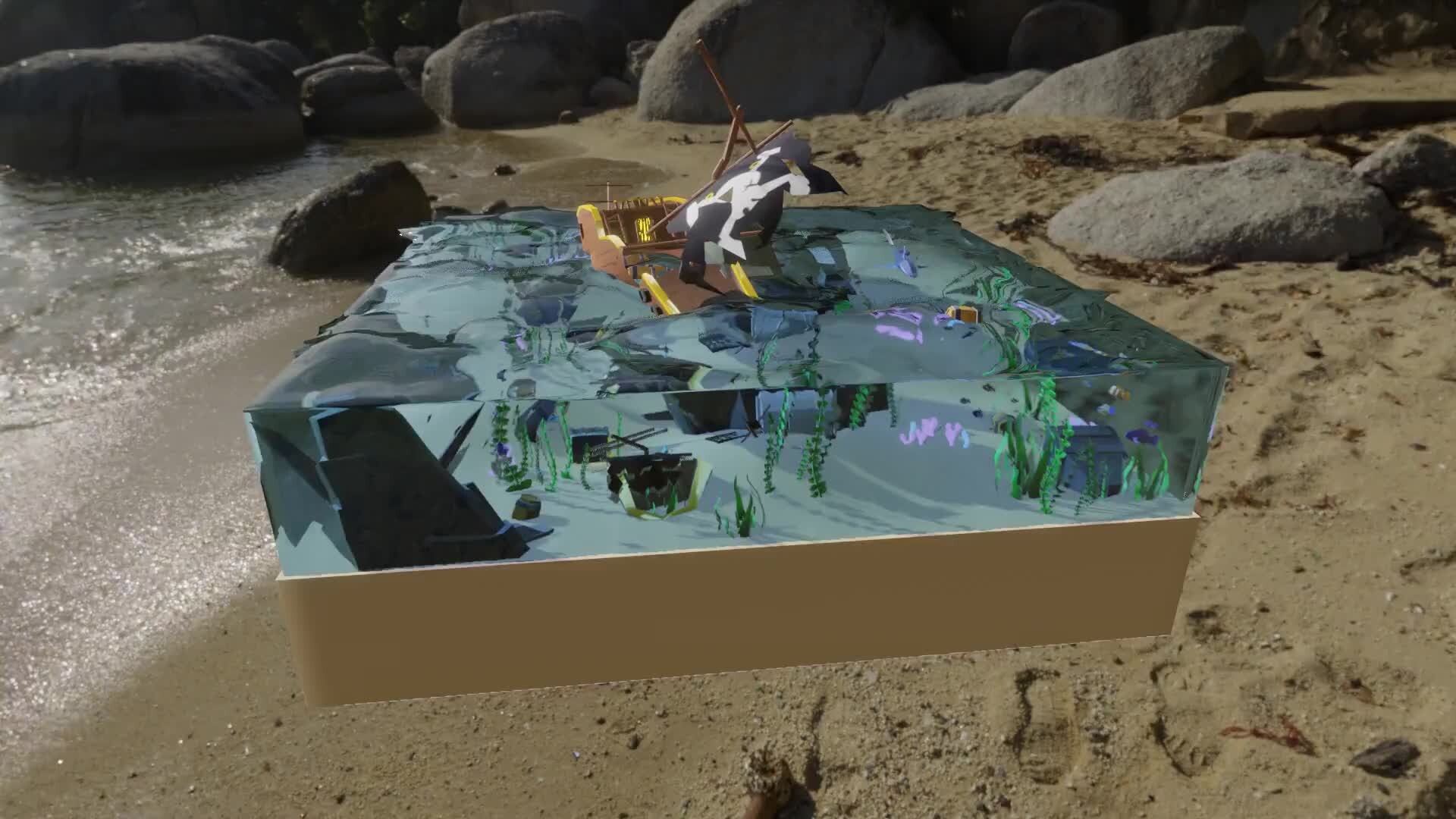 ArtStation - Shipwreck diorama