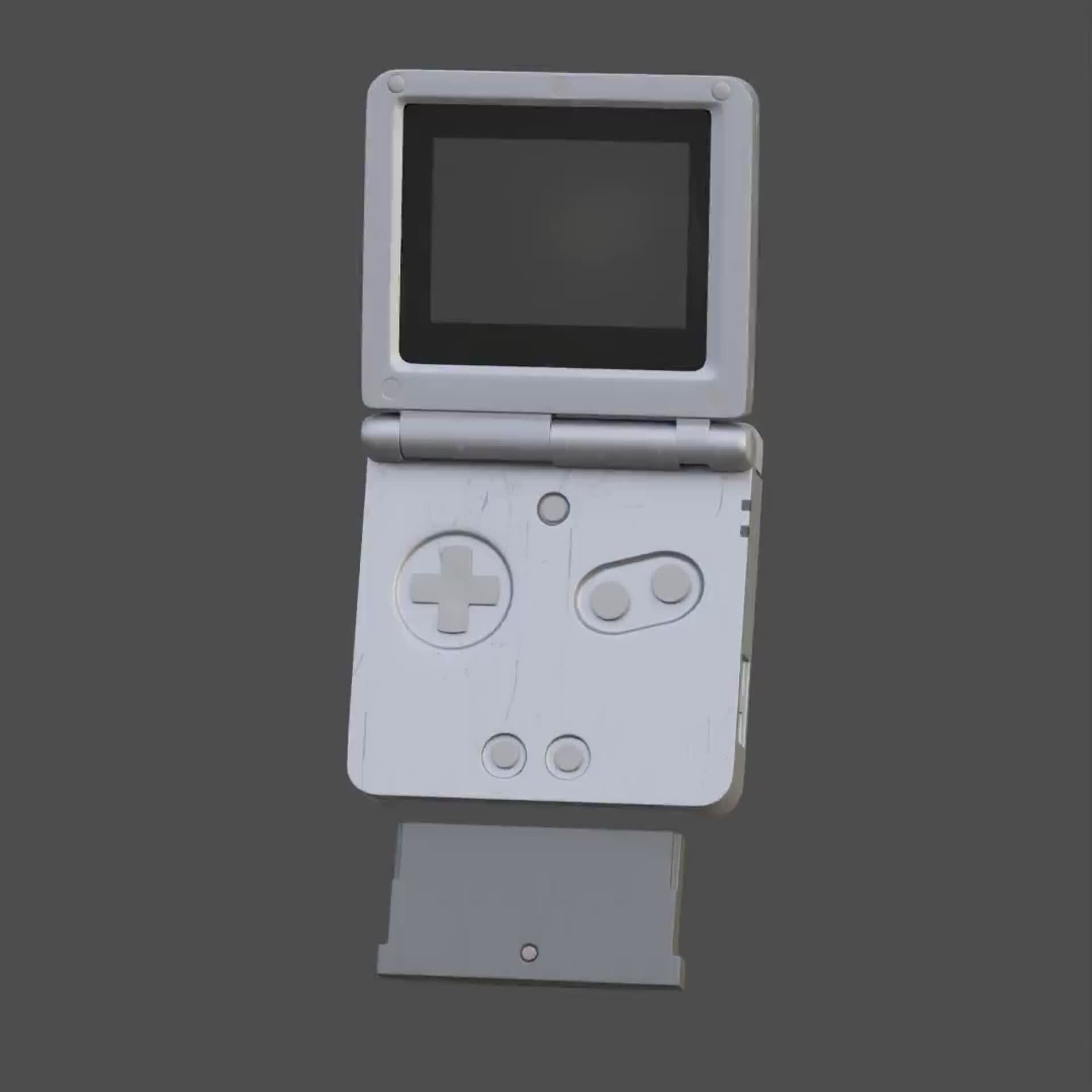ArtStation - Game Boy SP