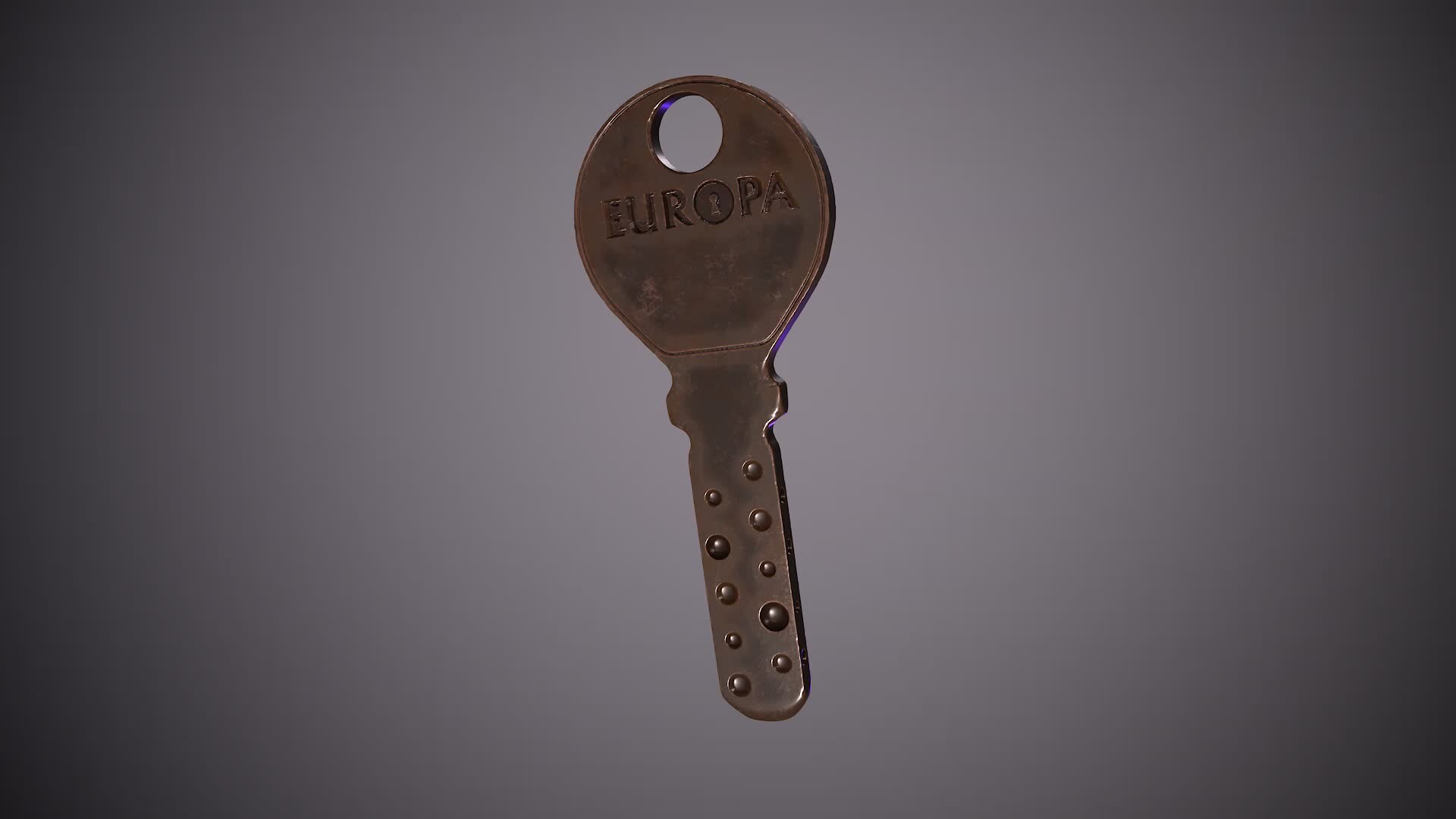 ArtStation - key | real life key | key render | old key