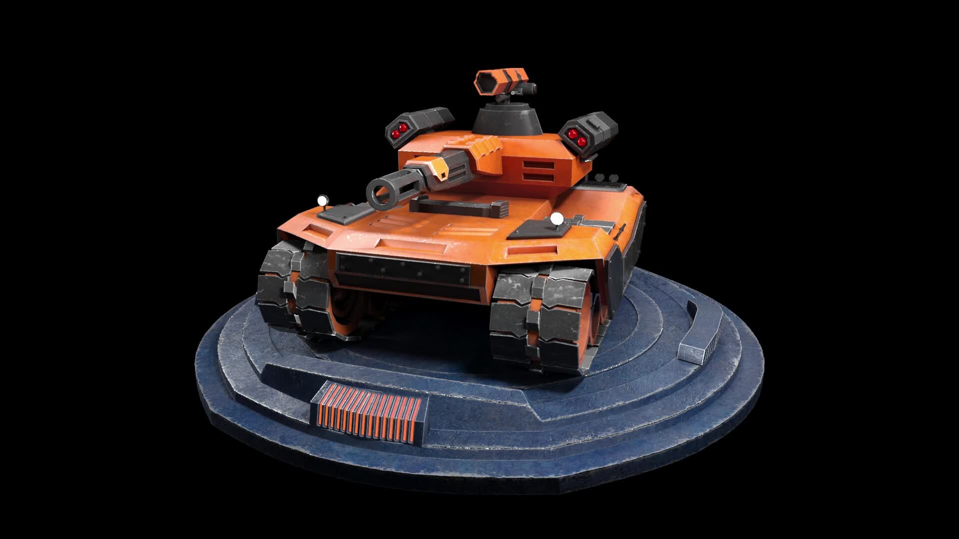 ArtStation - Futuristic Tank (For Game)