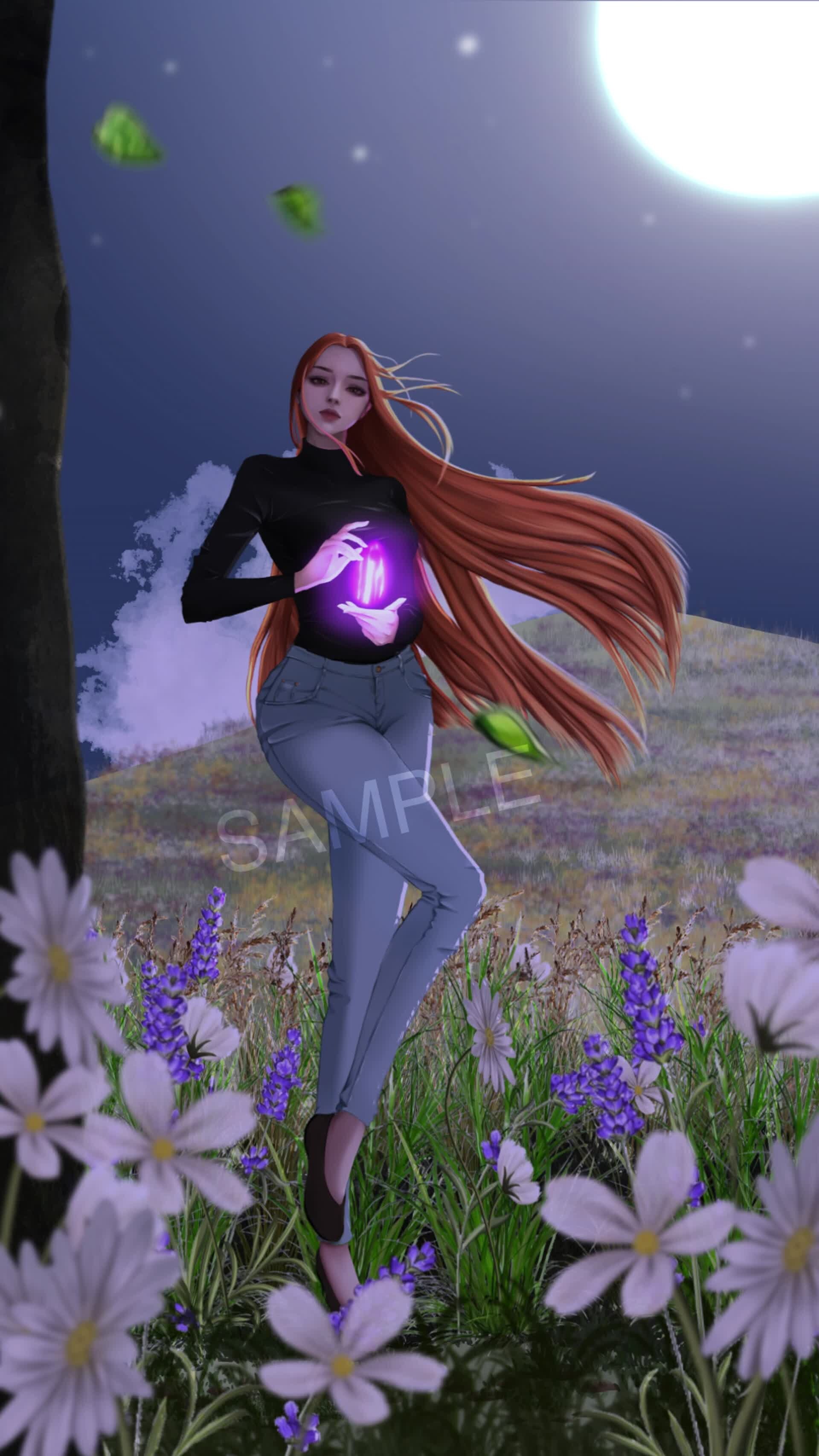 ArtStation - Manhwa style book cover with a looping animation